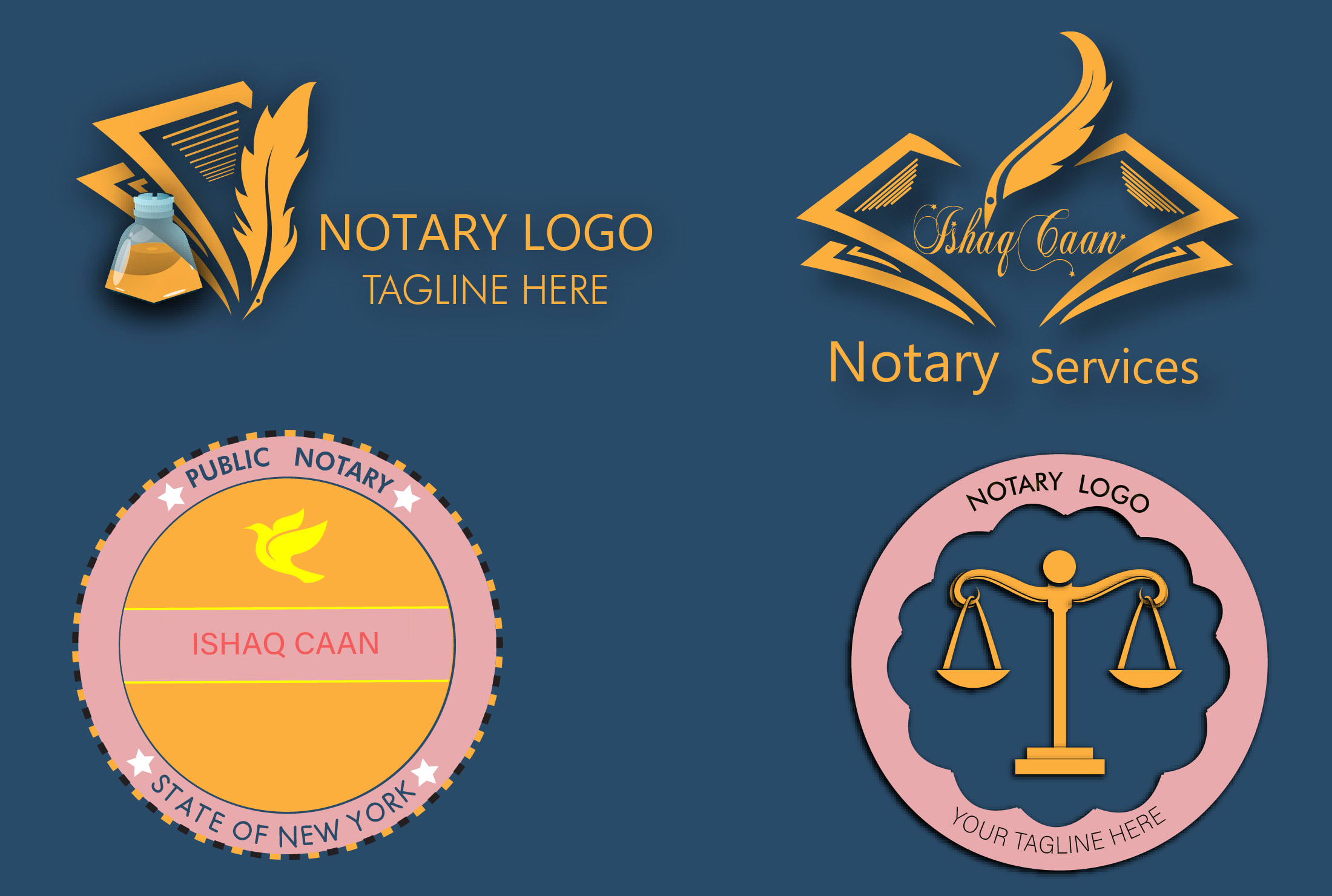 Notary Logo Notar Logo Design