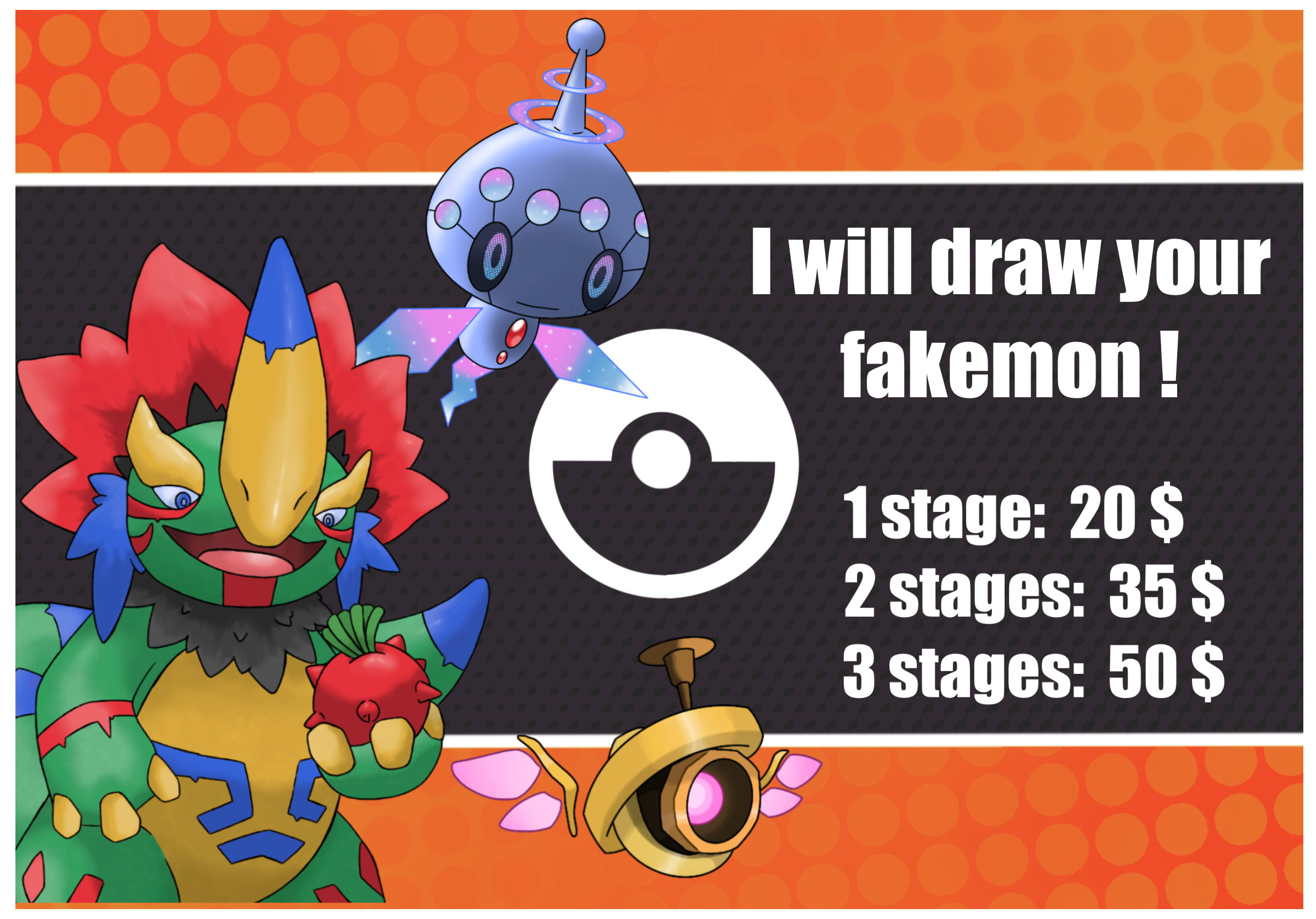 Comisión Persona Sirena Fakemon