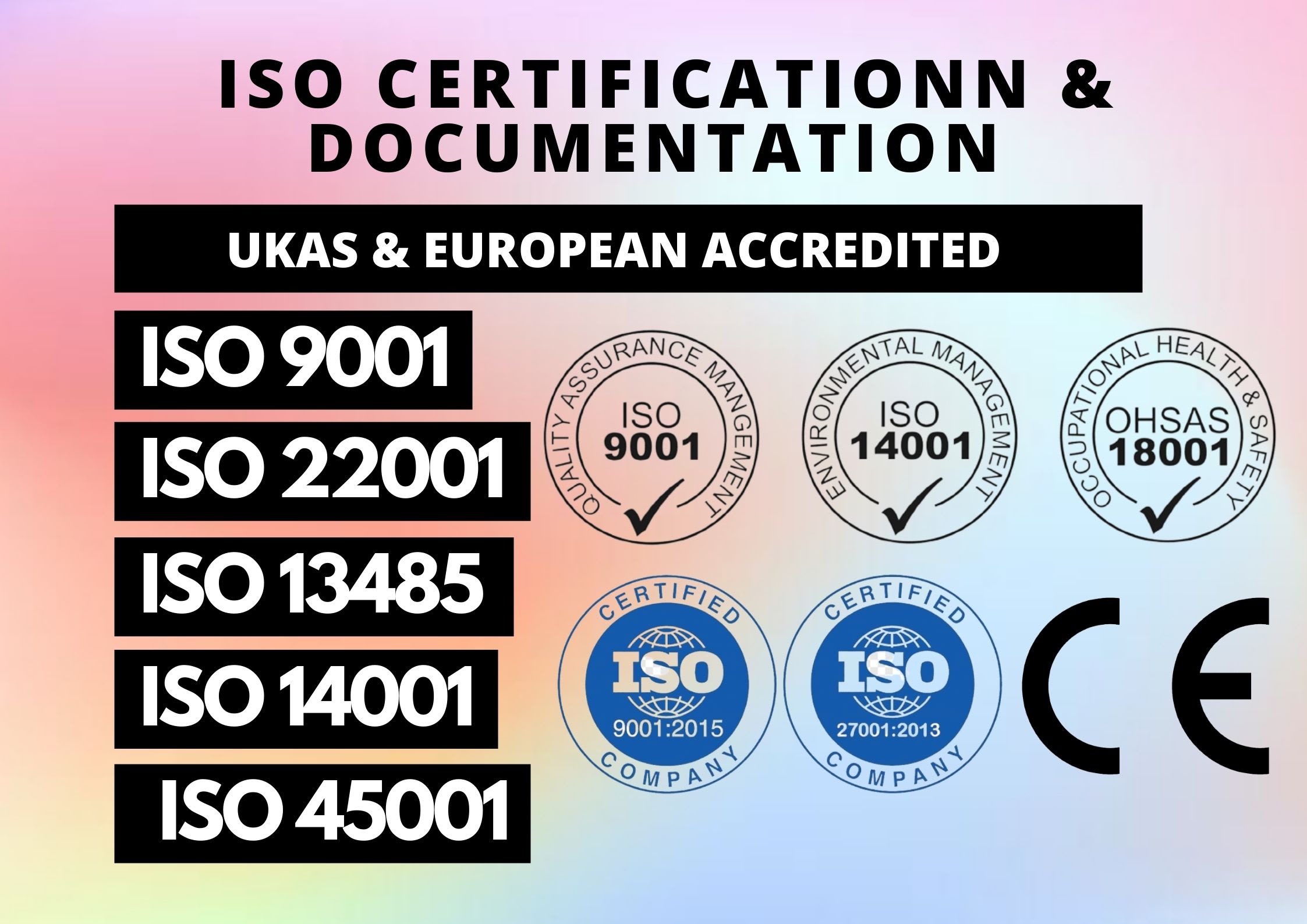 Iso Ukas Logo UKAS Accreditation Approachable Certification