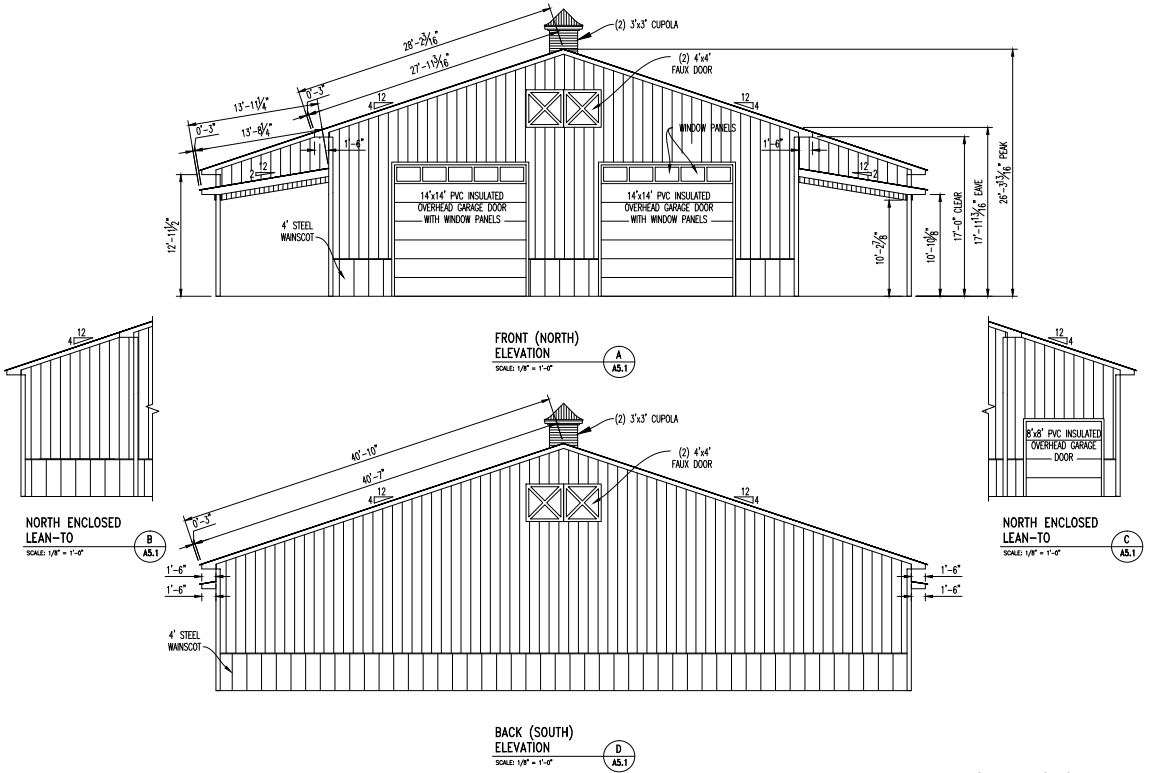 Pole Building Plans Diagrams