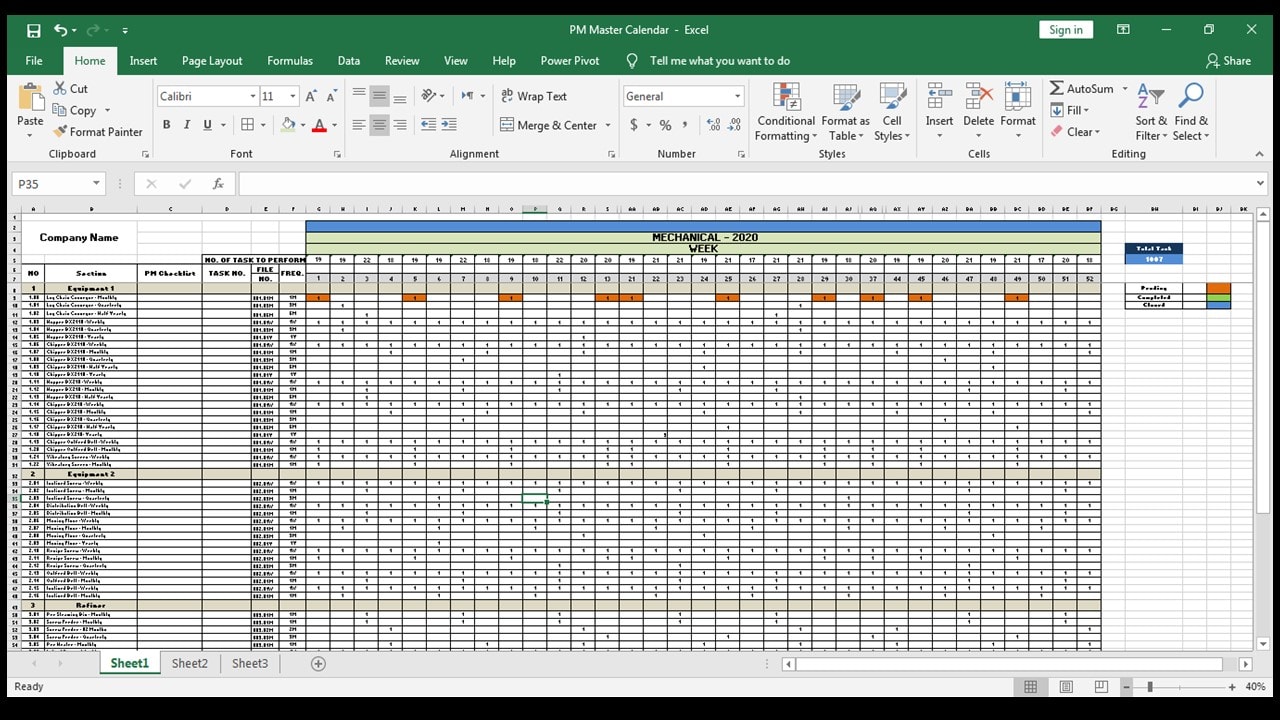 Plan De Mantenimiento Preventivo Anual Excel Image To U Nbkomputer