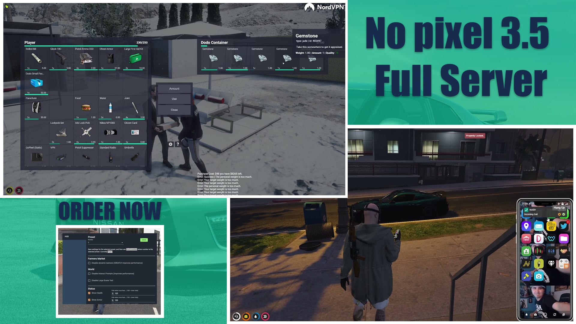 Nopixel Menu Design Fivem Store Fivem Mods +240 Propeties System