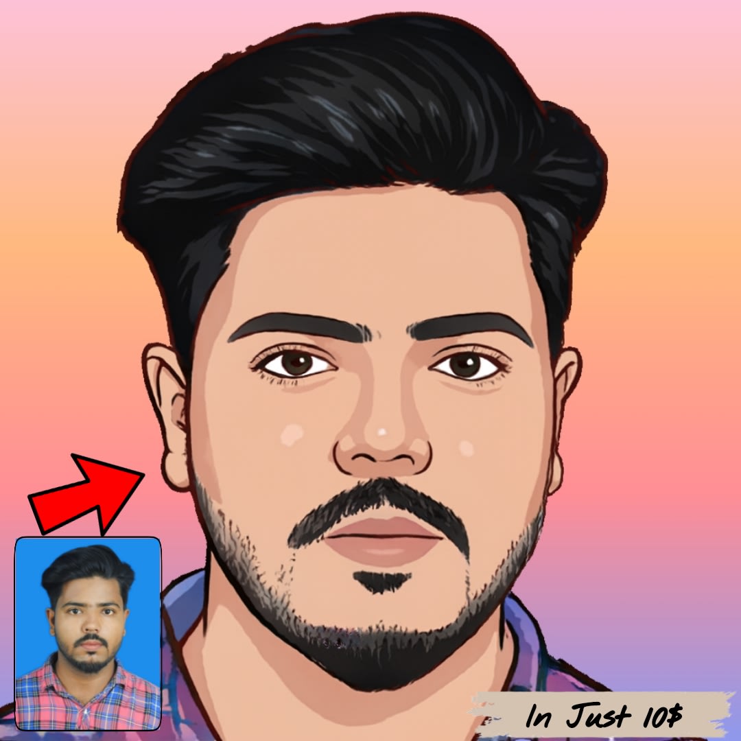 Make your photo into cartoon in 24 hours