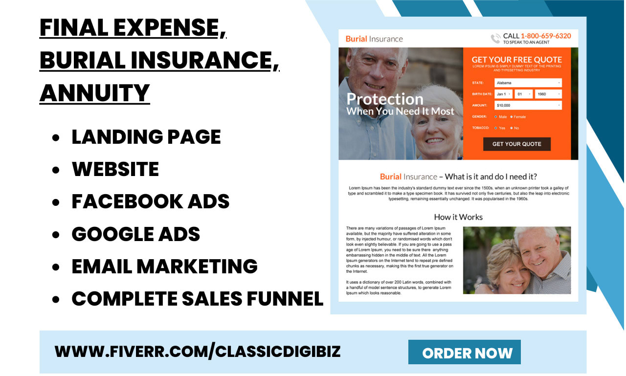 Final Expense Insurance Templates A Guide To Canada Protection Plan's