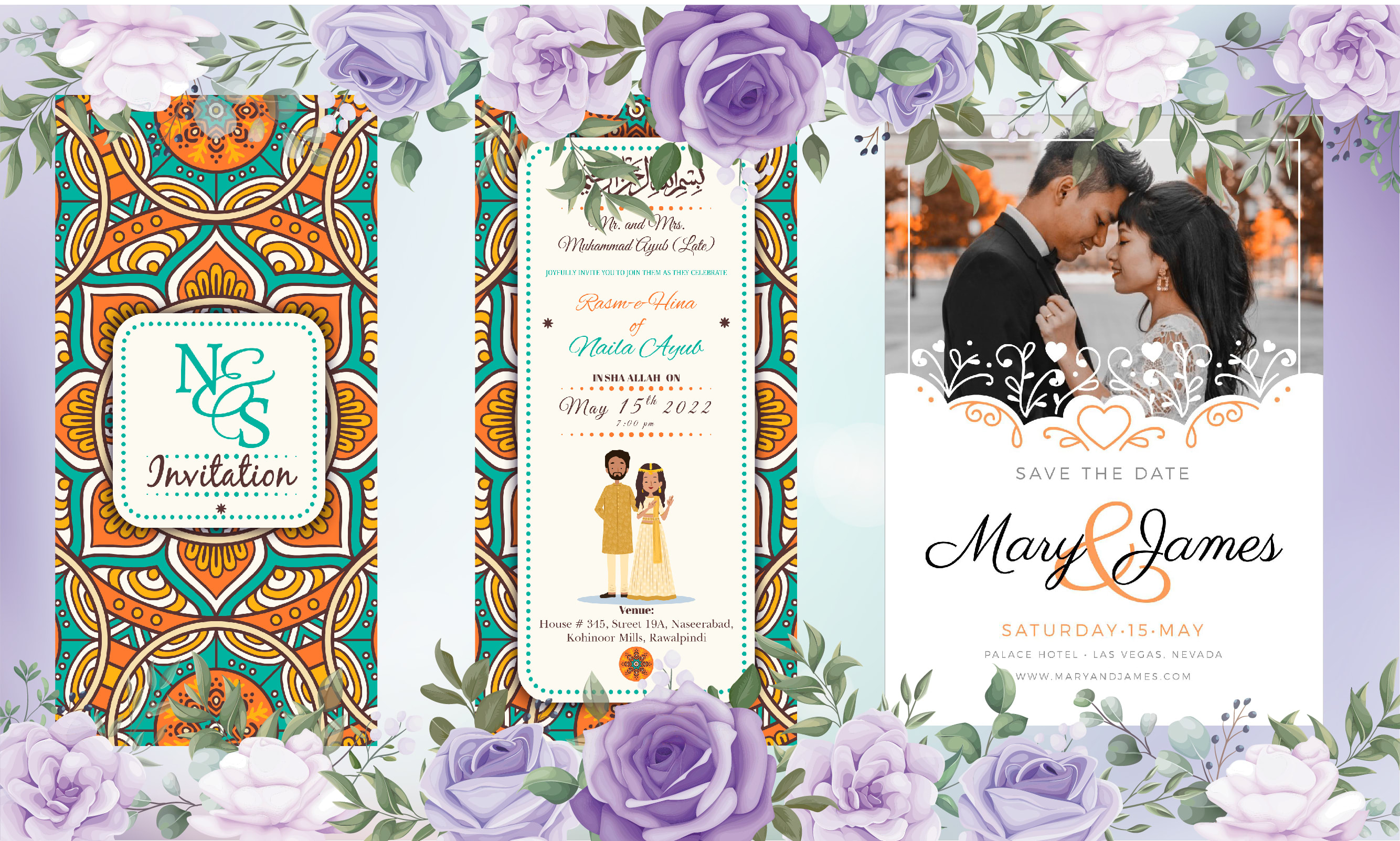 Wedding Invitation Cards Rawalpindi CRT706 – Pristine Wedding