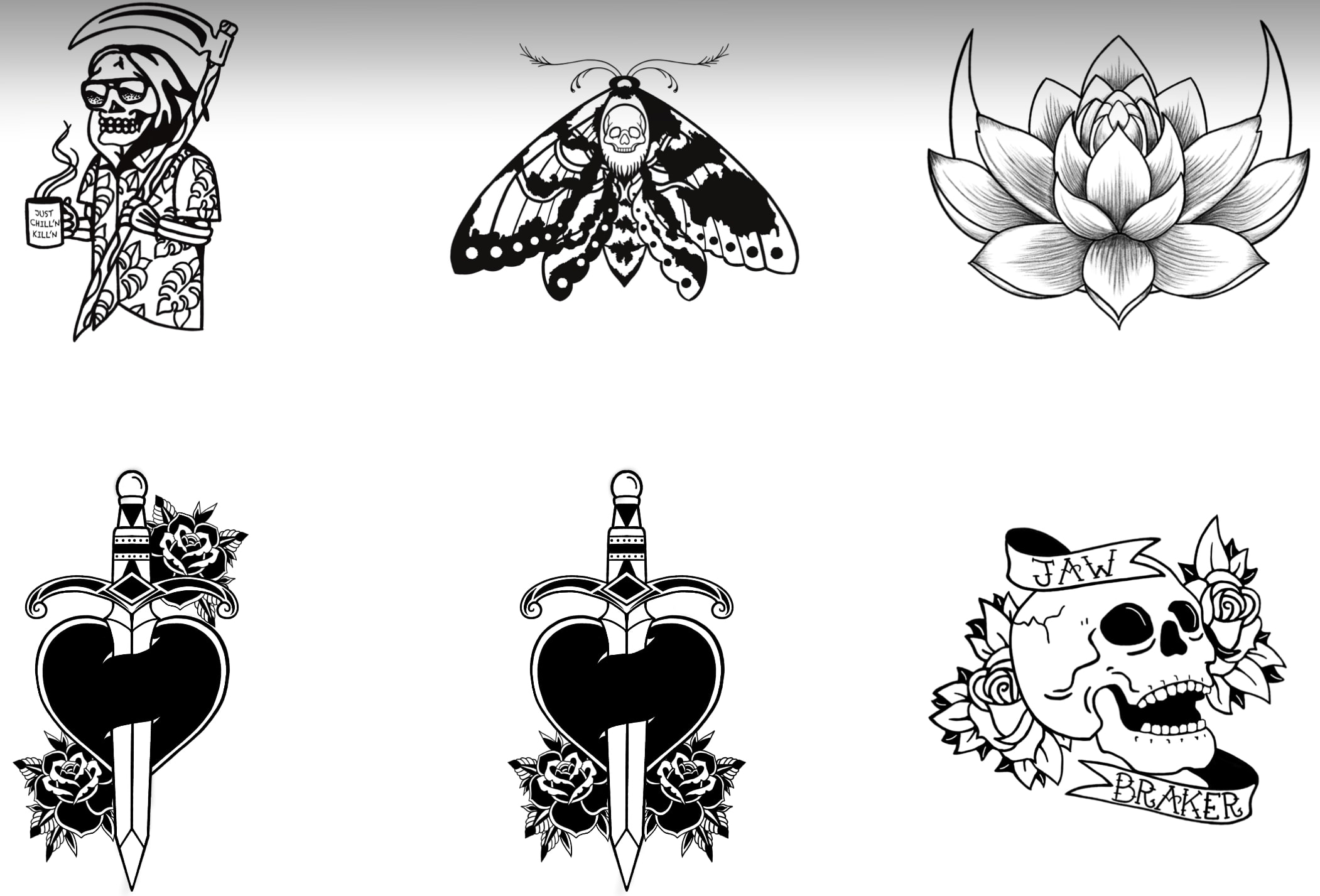 Jaw Custom Tattoos RUBY TIGER – ShoeTattoo