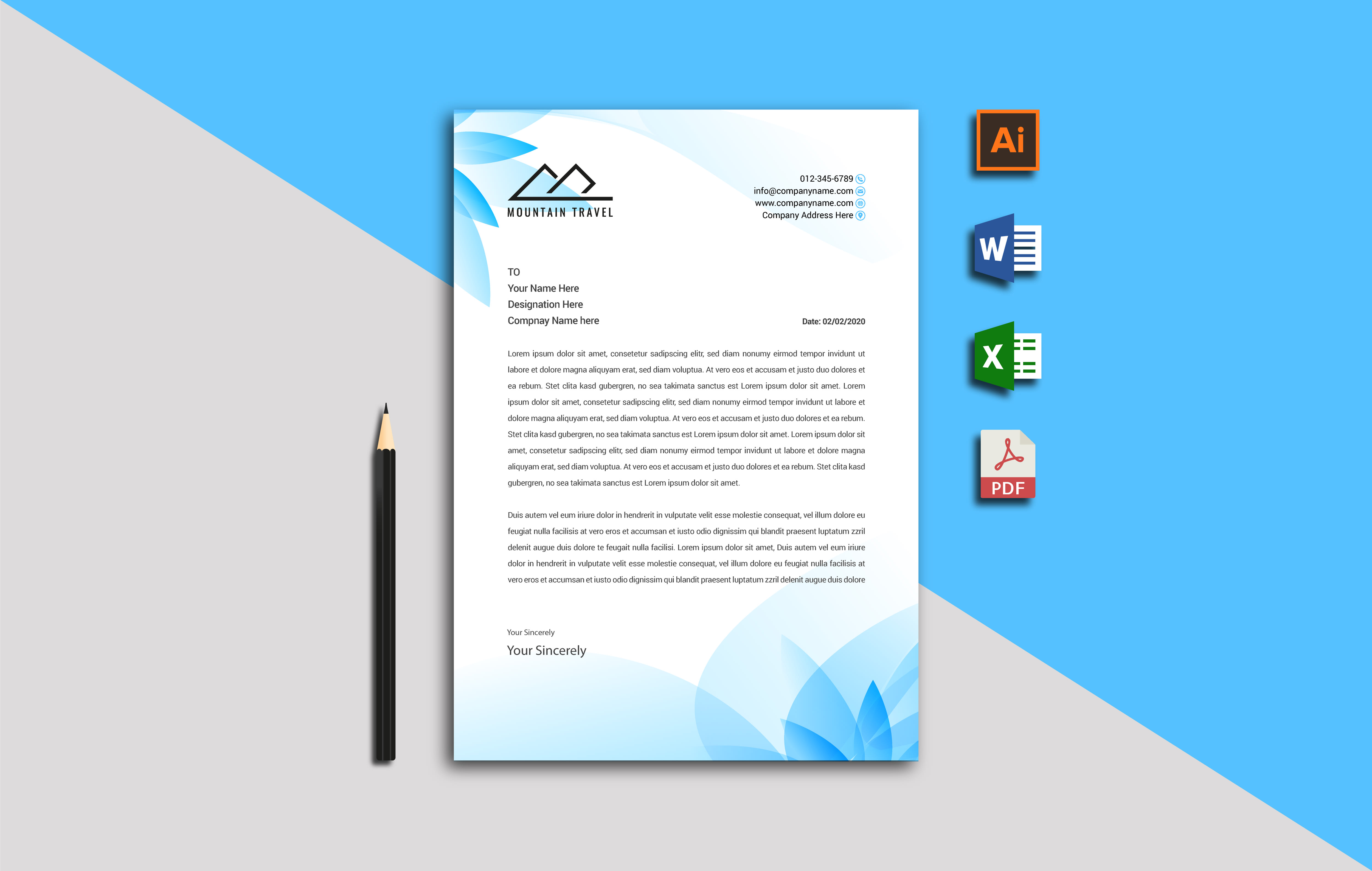 Letterhead Design Excel Sheet - Infoupdate.org