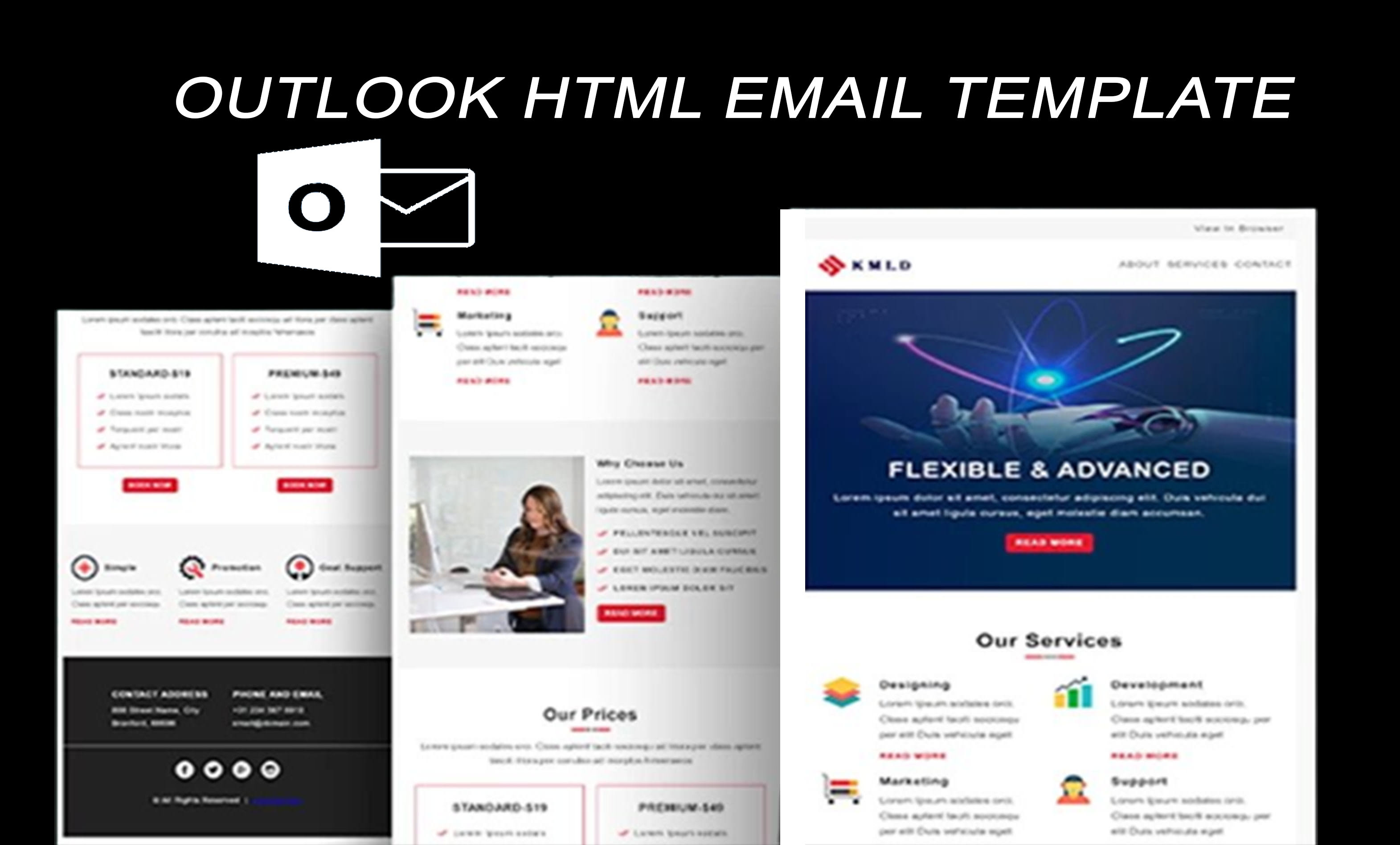 Outlook 2016 Email Newsletter Template