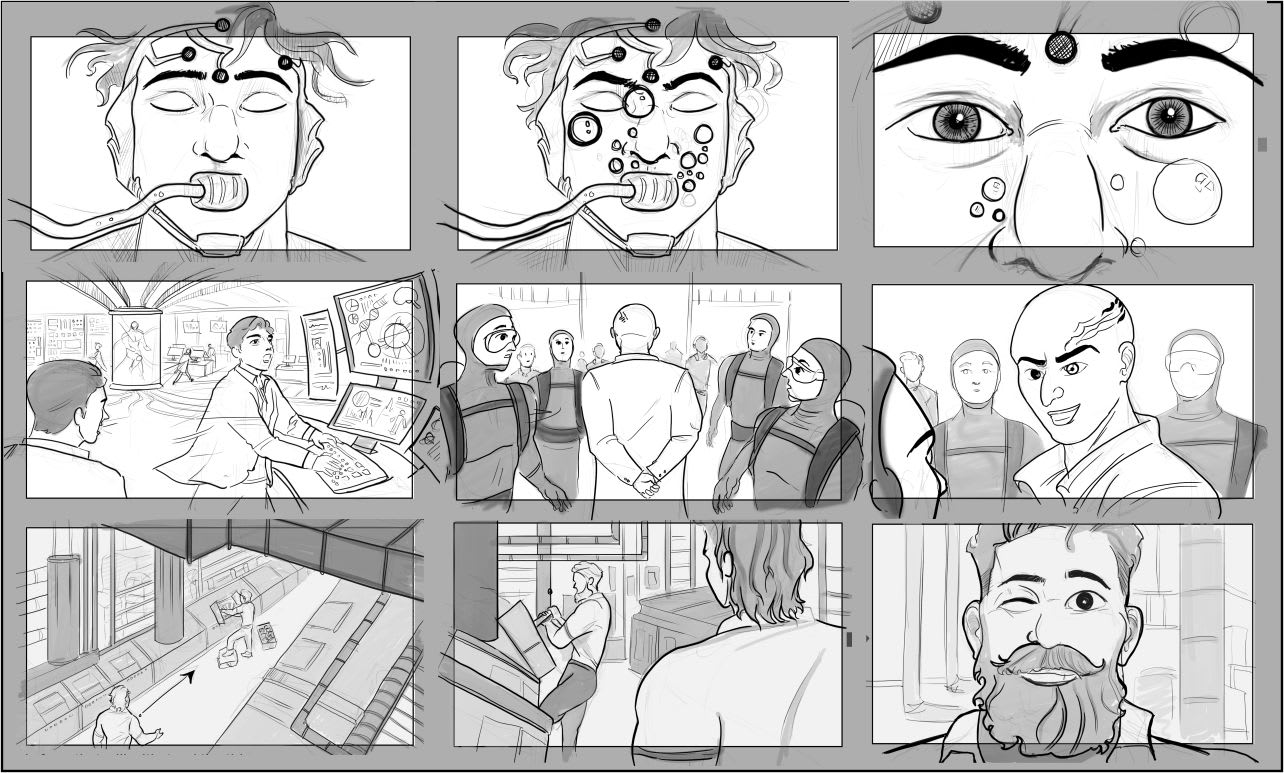 Tv Commercial Storyboard