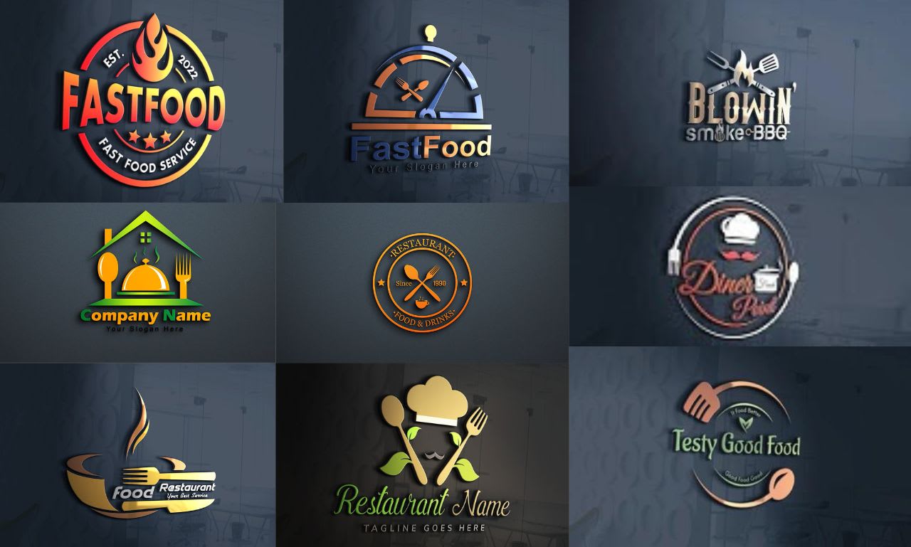 Fast Food Logos Pizza
