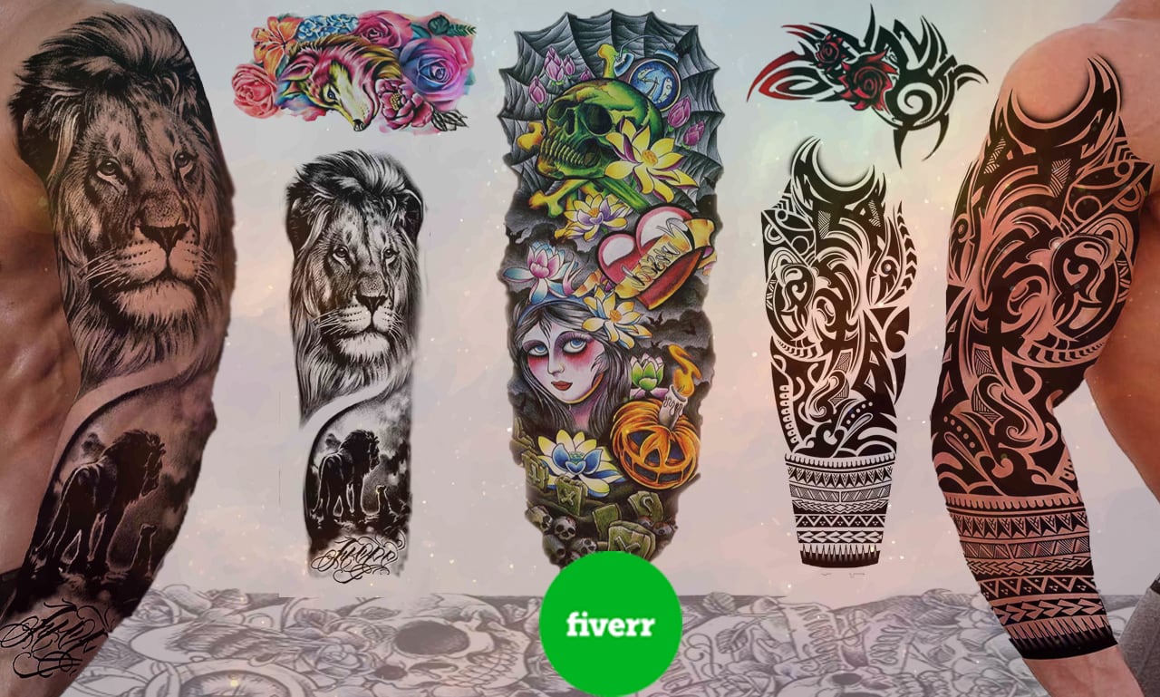 Stammes Arm Tattoos Für Männer Mit Halben Ärmeln