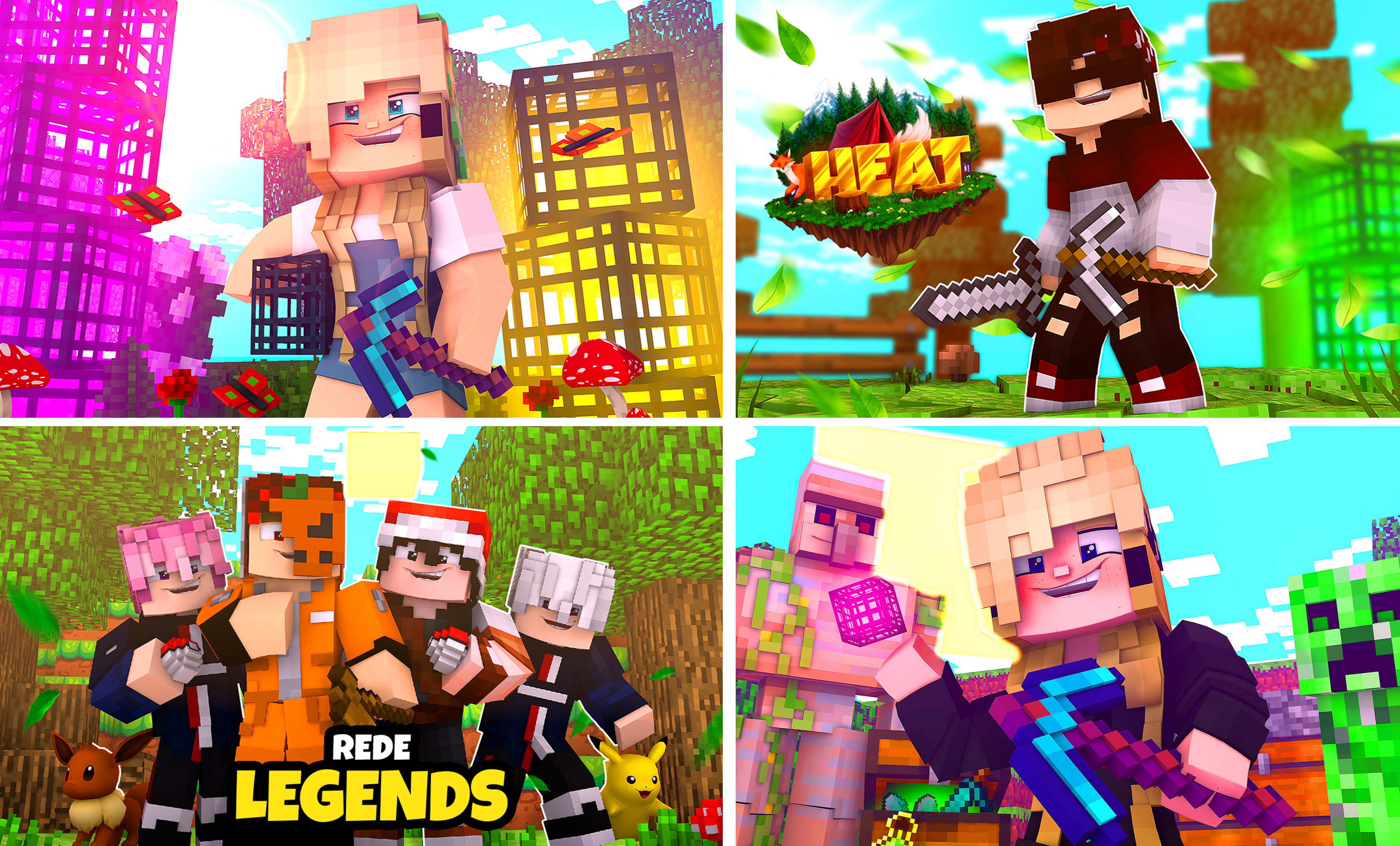 ArtStation Minecraft Thumbnails | lupon.gov.ph