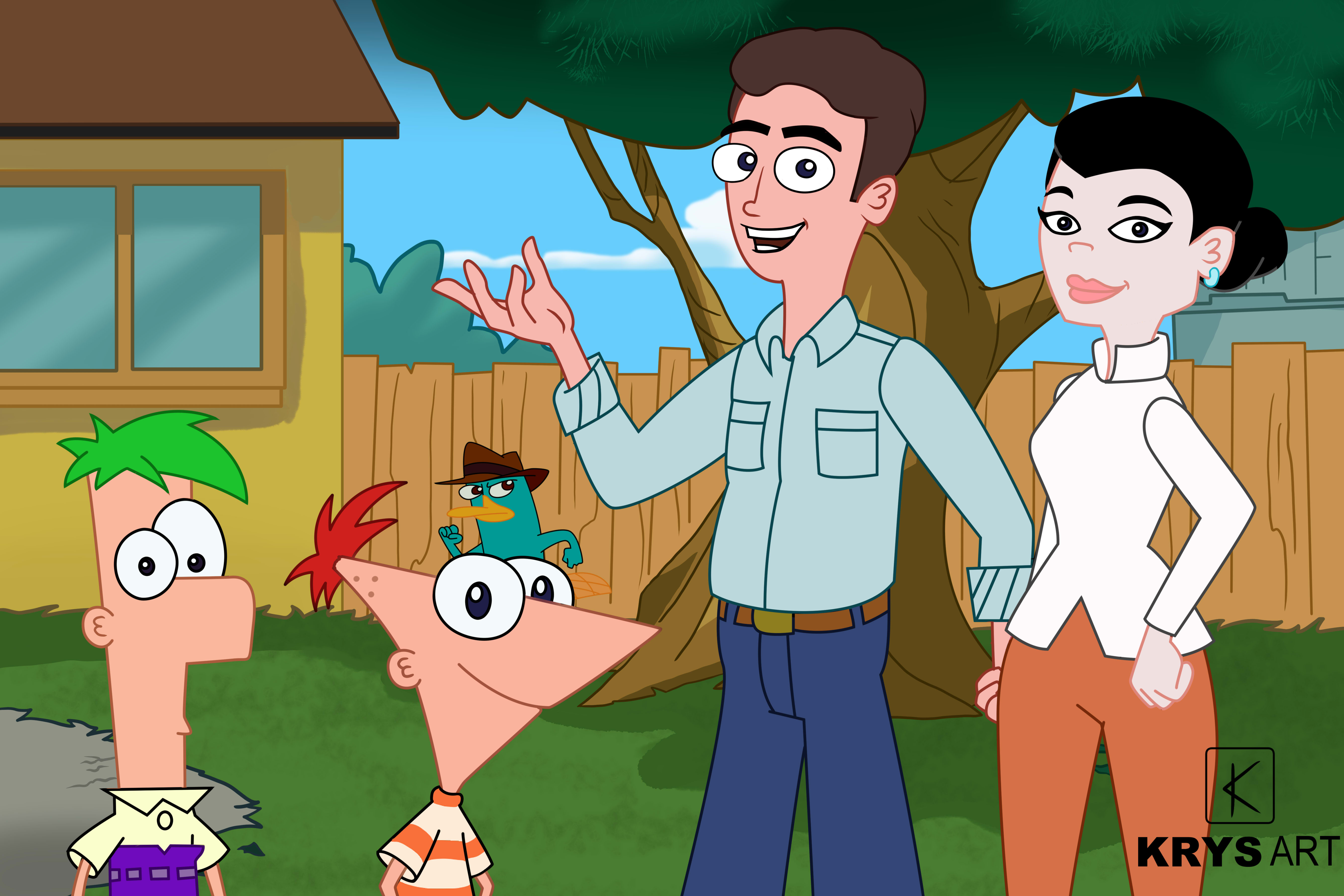 Phineas And Ferb Sketch