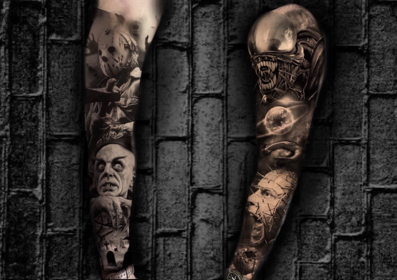 Horror Scene Tattoos Tattoo Designs, Tattoo Pictures | A Category Wise