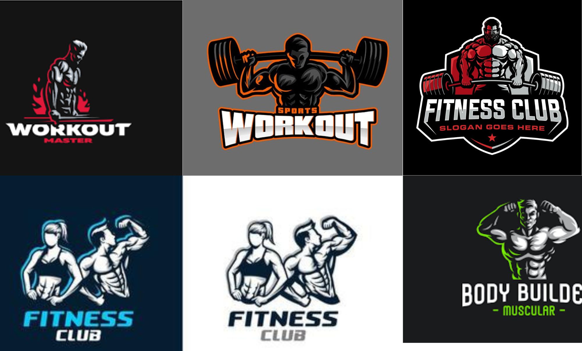 Conception Graphique De Logos De Musculation Page 9 | Images De Logo