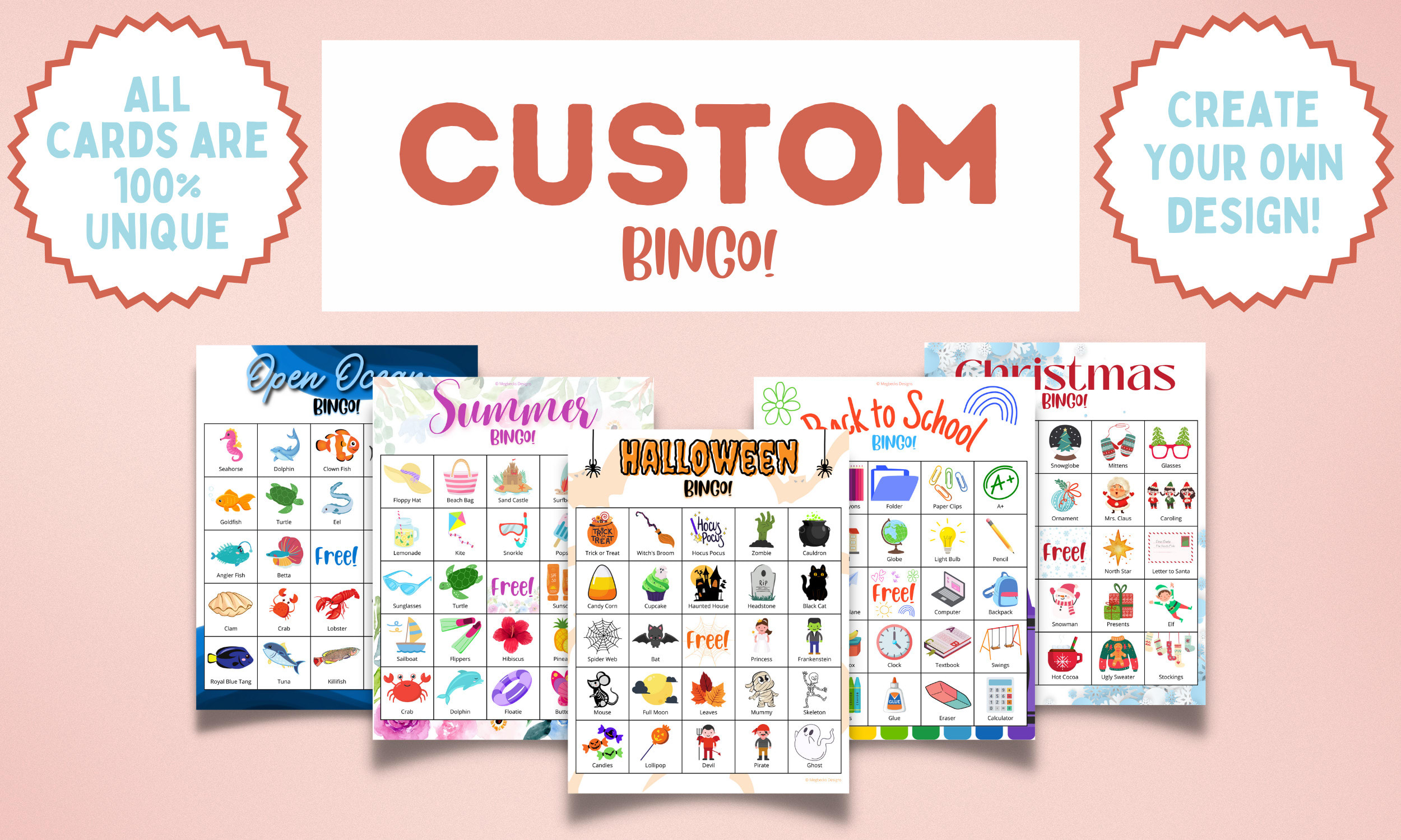 Free Bingo Card Generator: Make Custom Printable Cards
