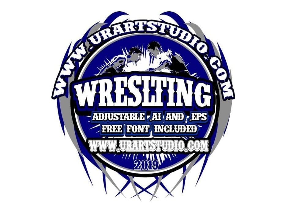 High School Wrestling Tournament Logos NDHSAA State Wrestling 2003 04