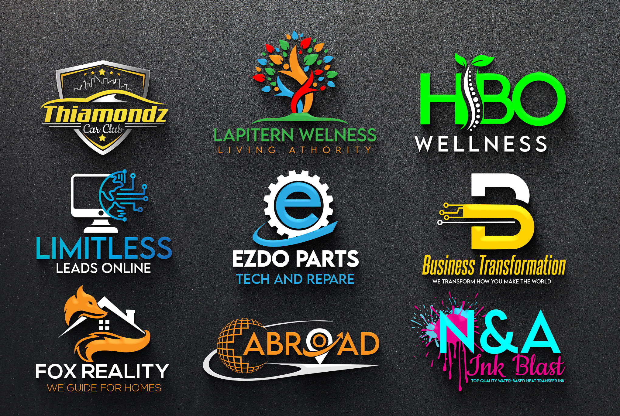 Unique Business Logos 43 Amazing Business Logos With High ROI