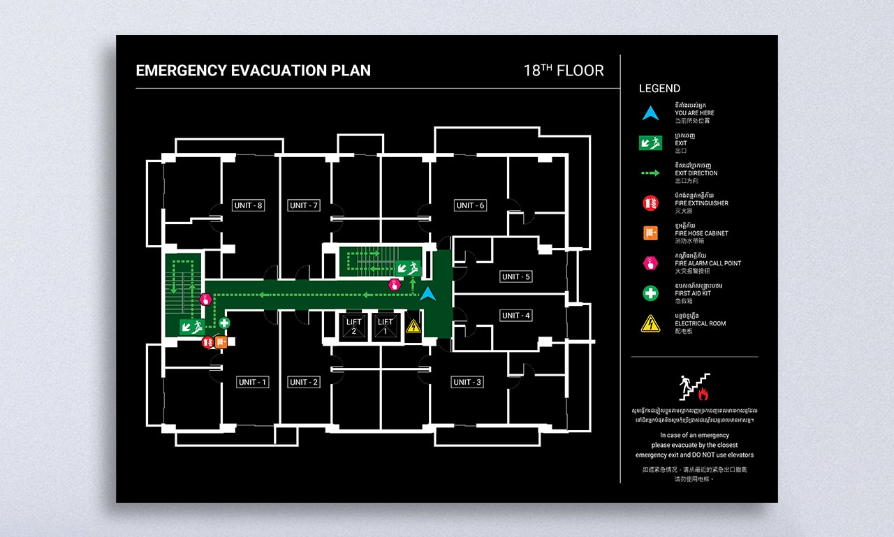 Emergency Exit Map