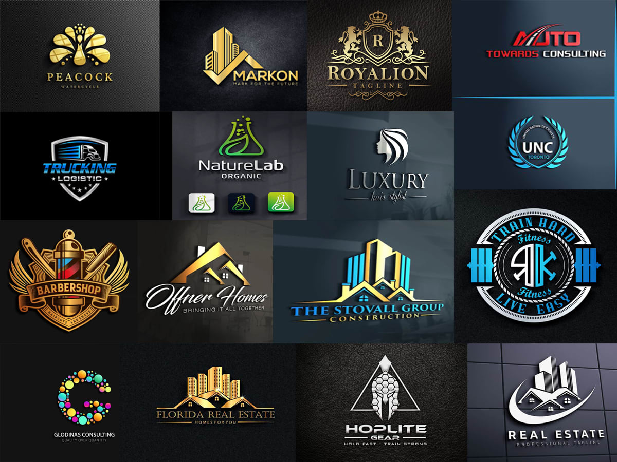Logotipo Profissional Holzhaus Einfaches Minimalistisches Logo Design