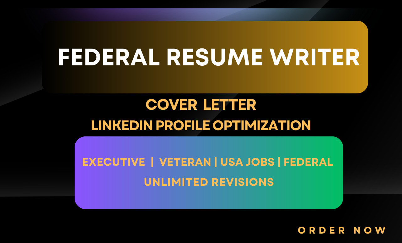 Federal Resume Cover