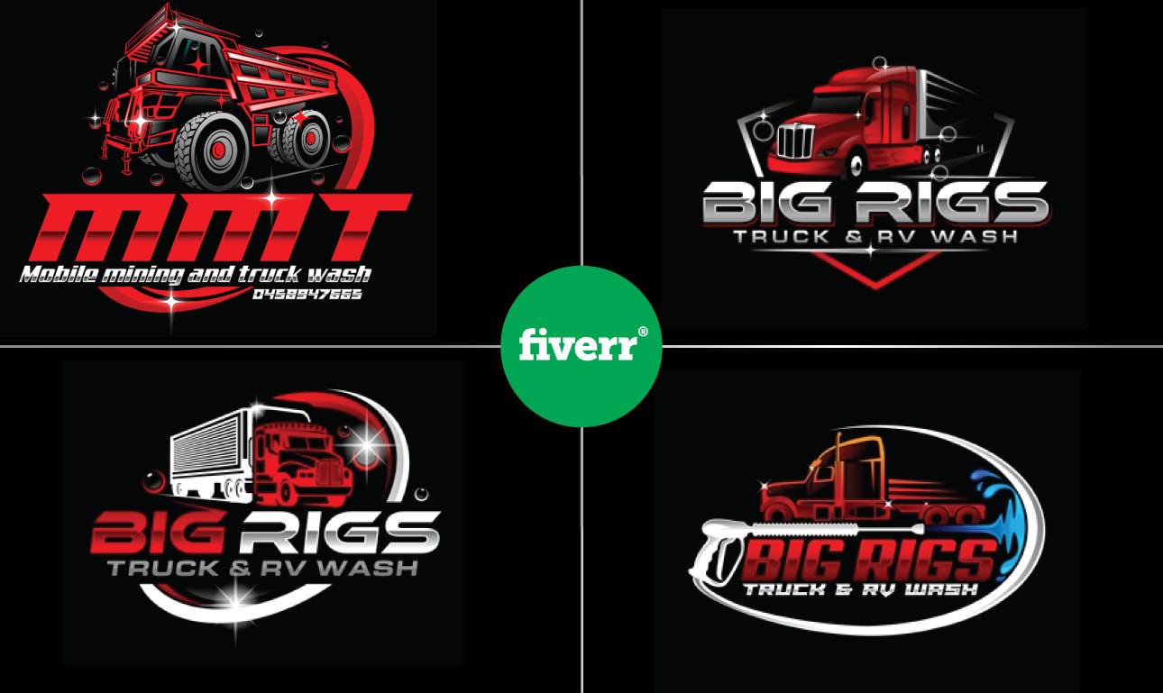 Conception De Logo De Camion