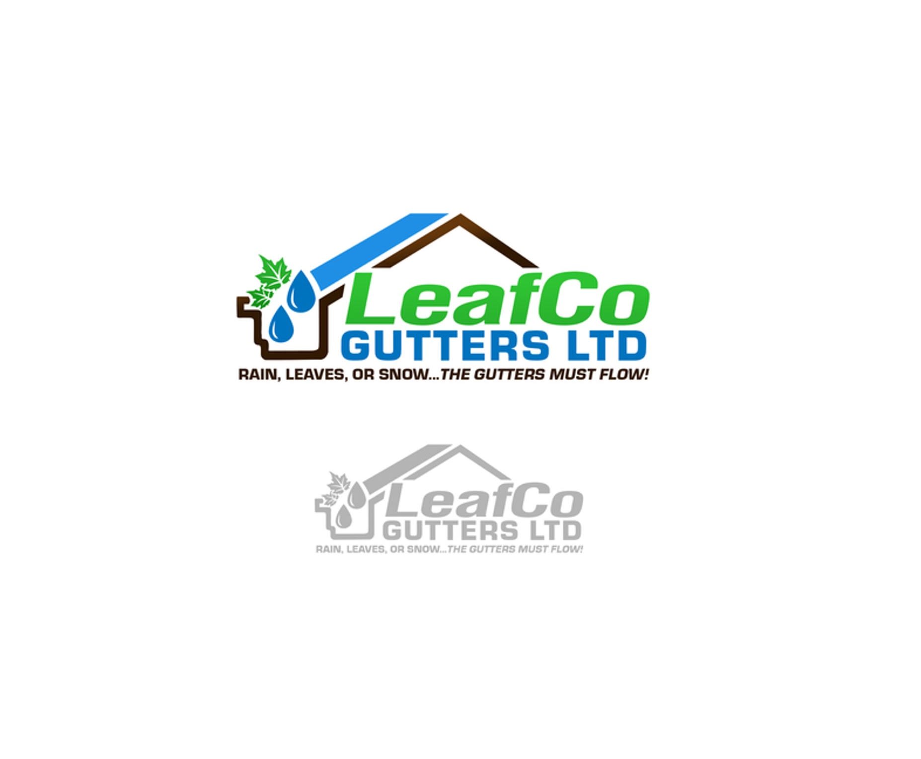 Gutter Logo Illustration Graphic Vector Gutter Installation Repair