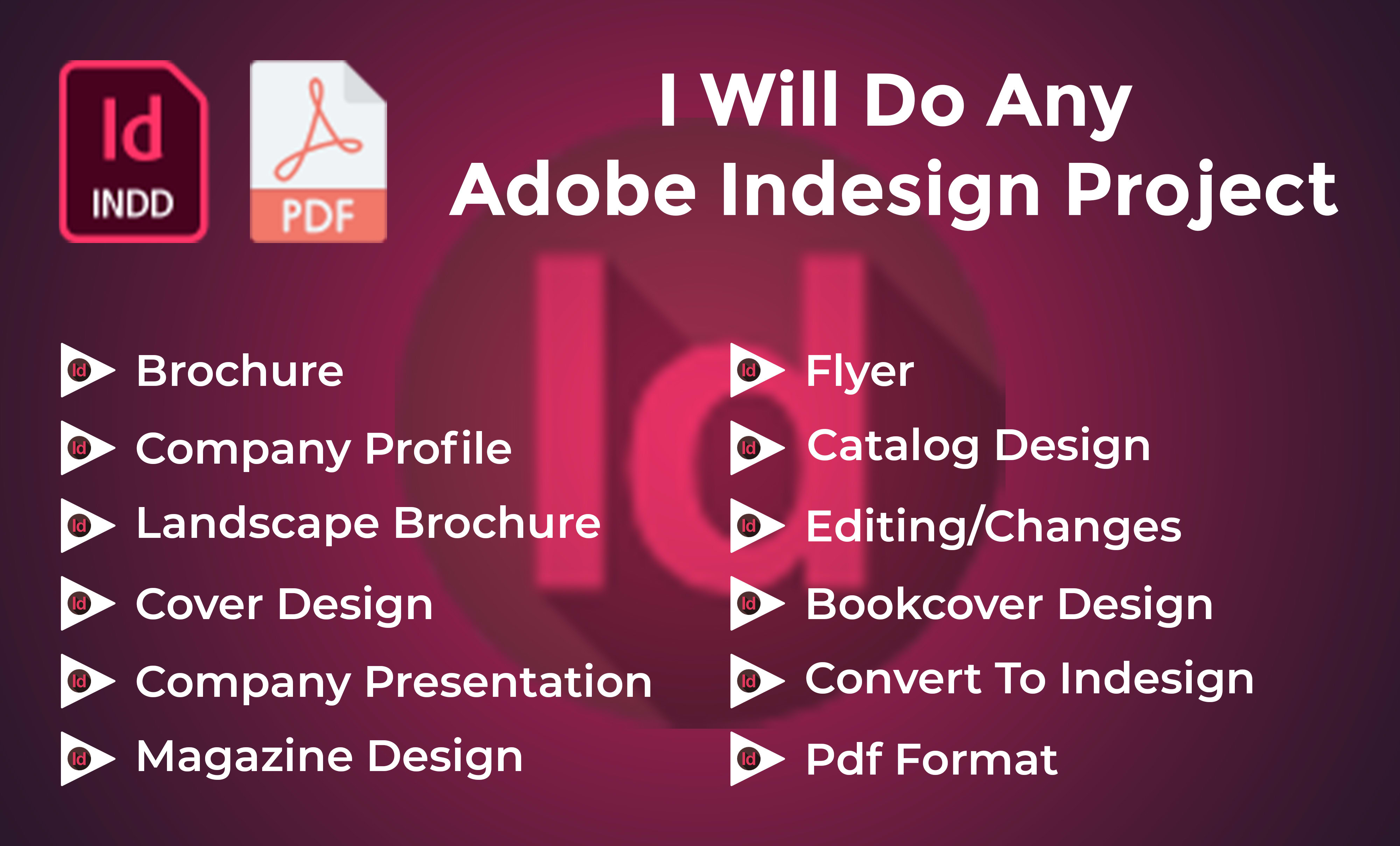 Landscape Flyer Template Indesign