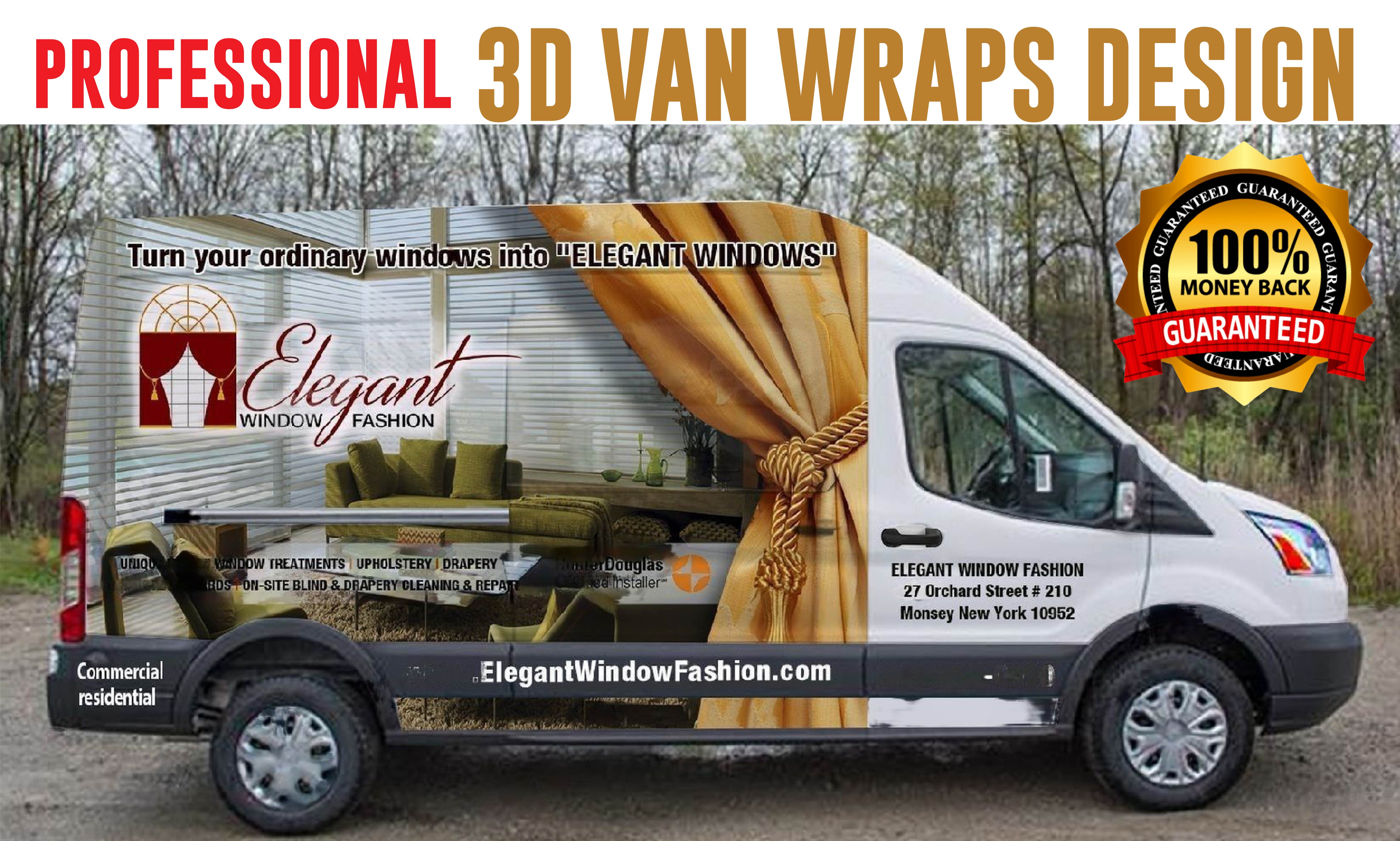 3d Vehicle Wrap Designs Box Truck Wrap Custom Design #53430 By New