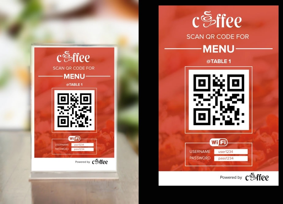 Pin Restaurant Menu Design