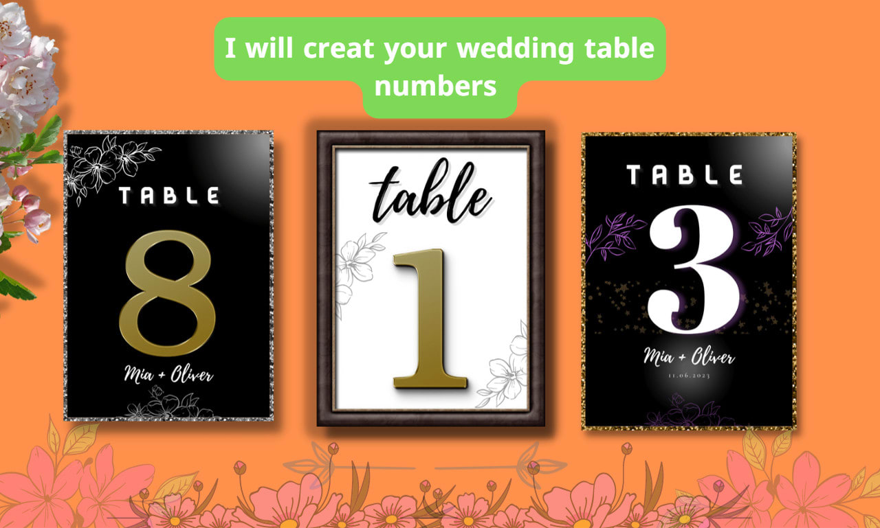 Printable Table Numbers Wedding Table Number Sign, DIY Printable Table