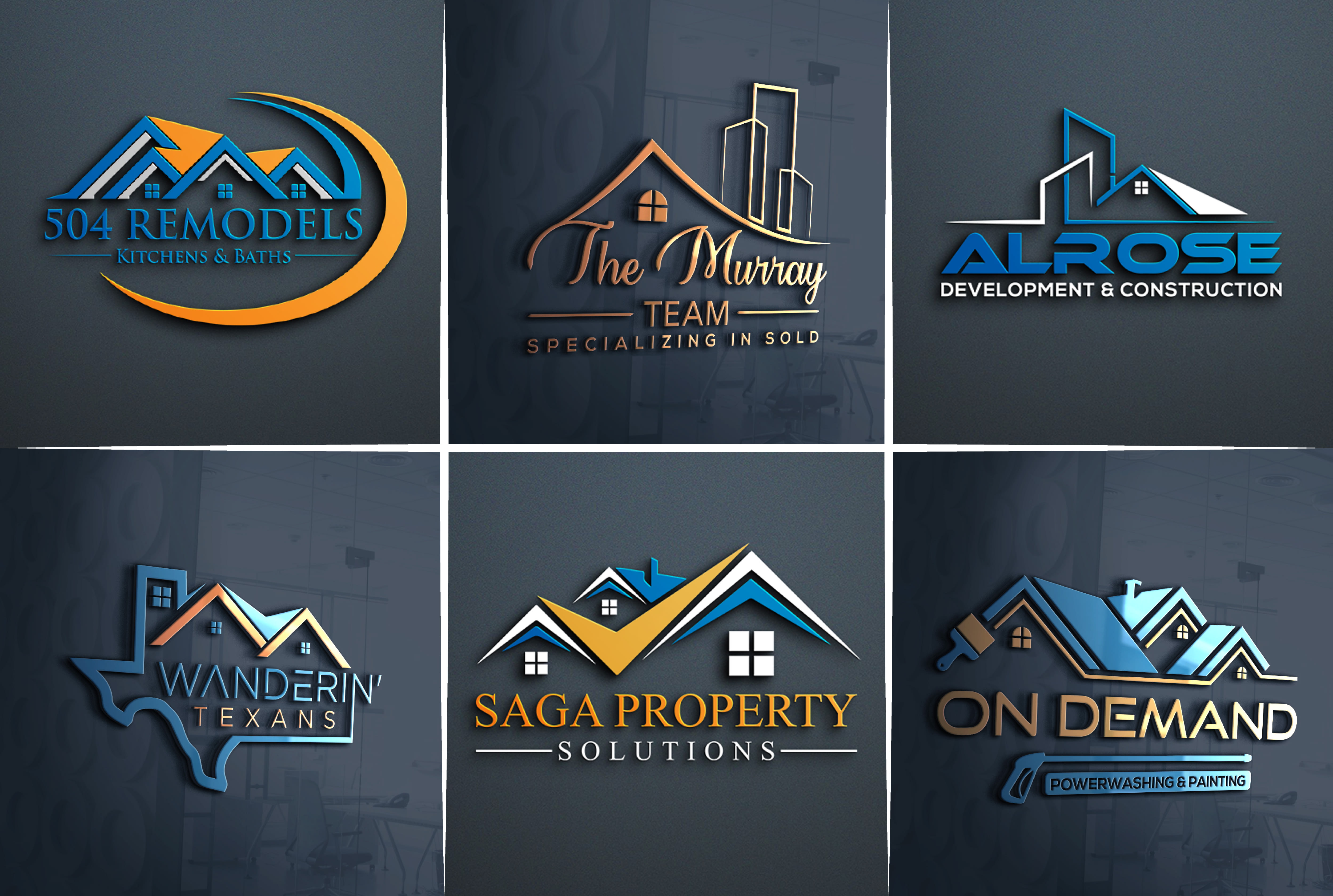 Property Company Logo Design Real Estate Company Logo Design Template