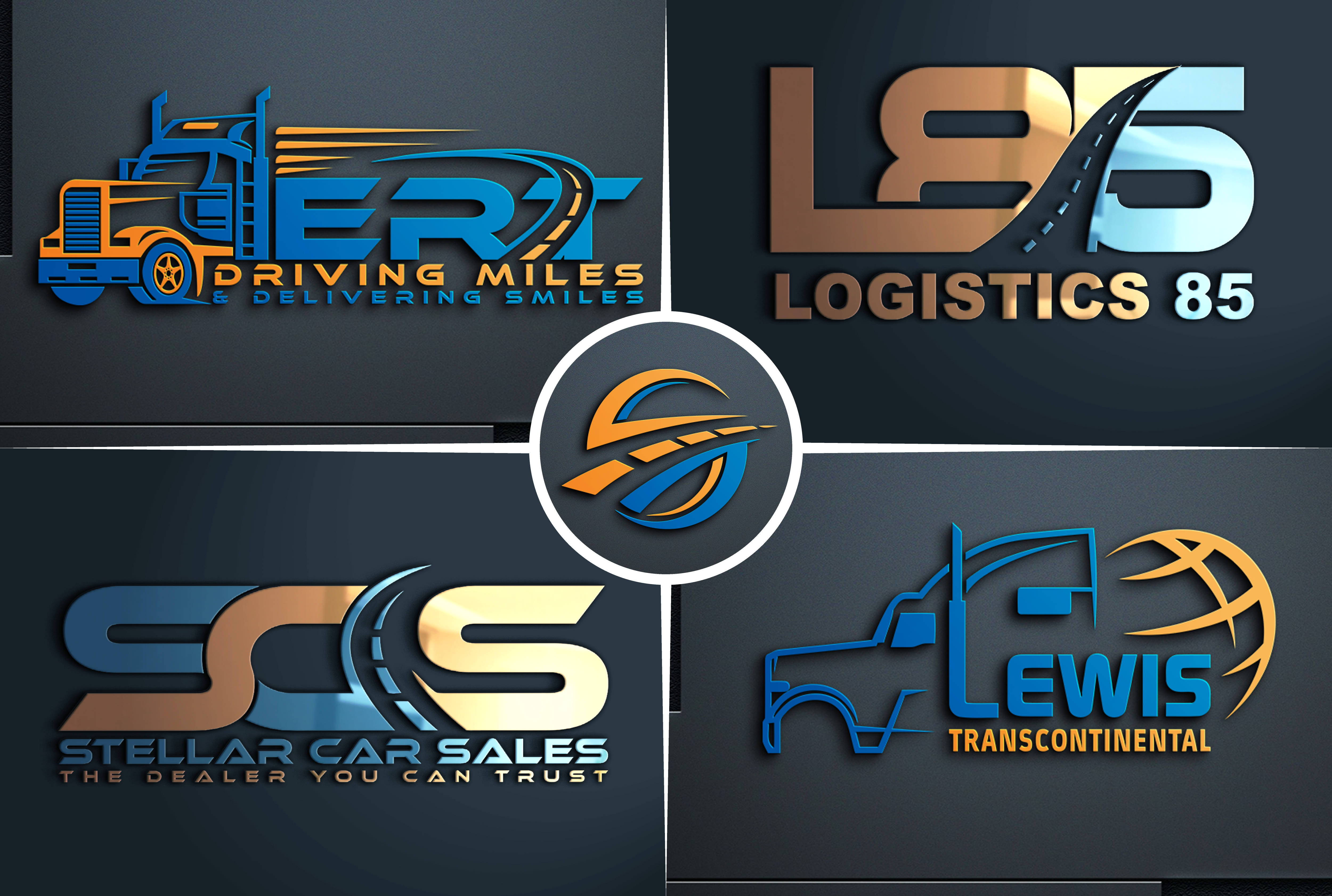 Design De Logotipo De Logistica De Transporte