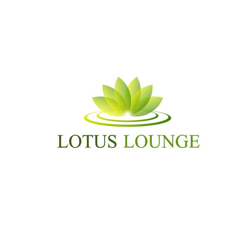 Lotus Logo Vector Full Circle Lotus Logo