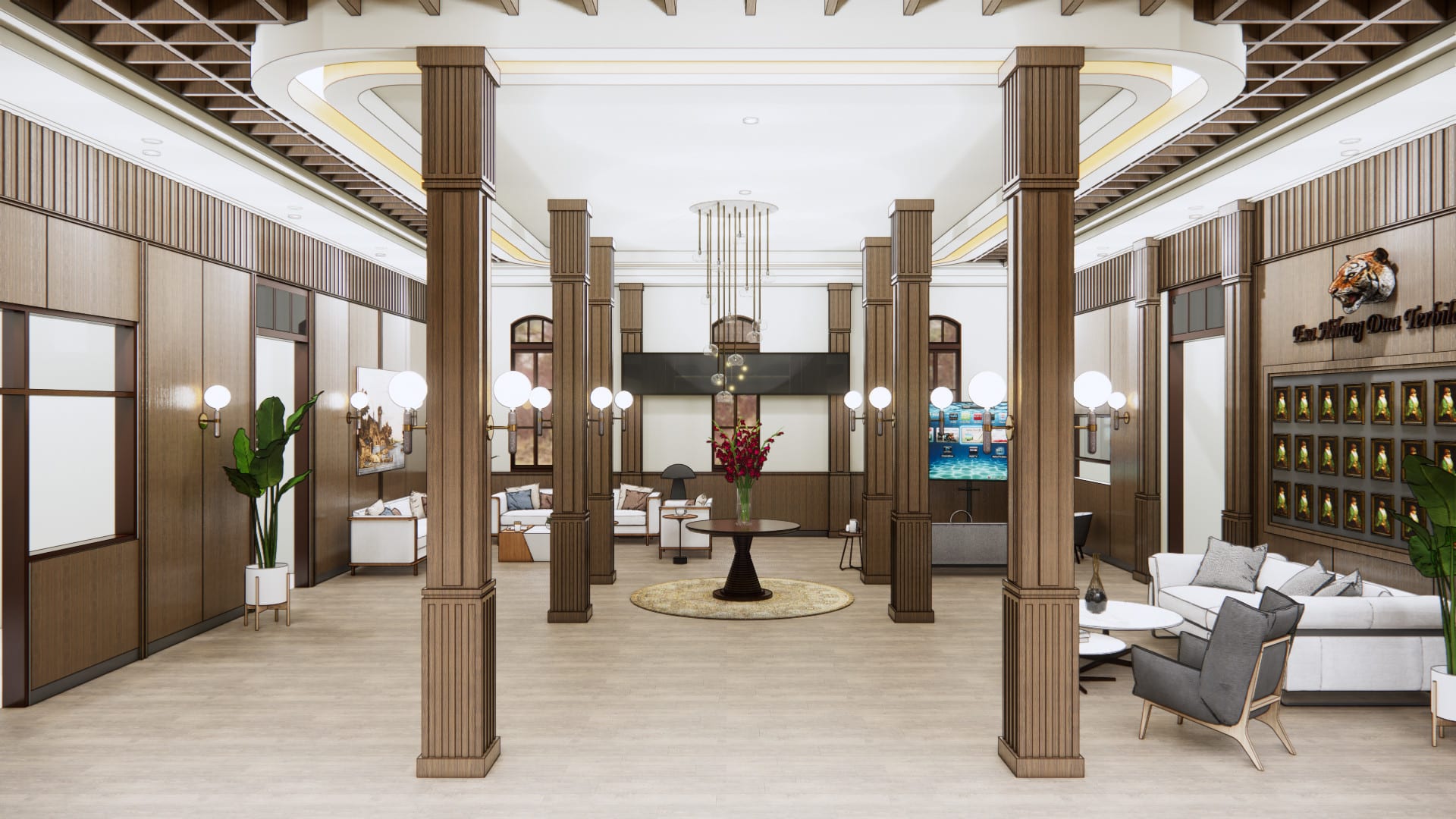 Design 3d Do Lobby Do Hotel