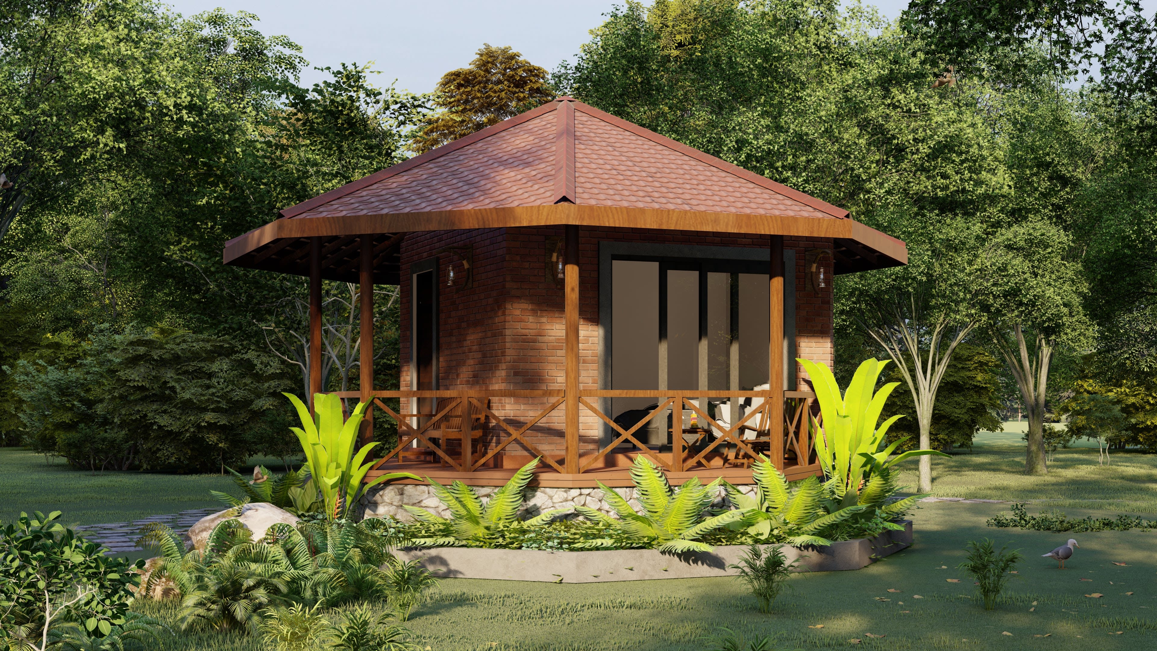 Cabana House Plans Mediterranean Plan: 1,892 Square Feet, 3 Bedrooms,