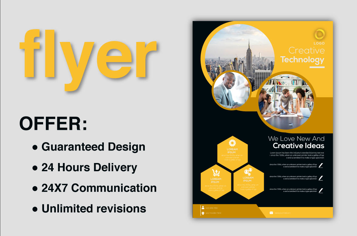 Flyer Logo Design
