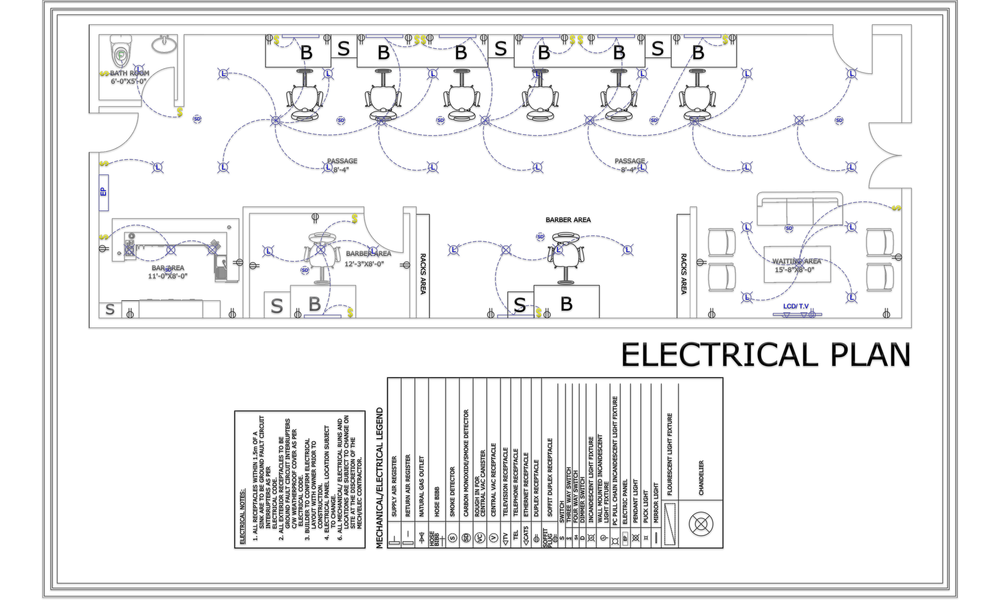 Architectural Plumbing Plan