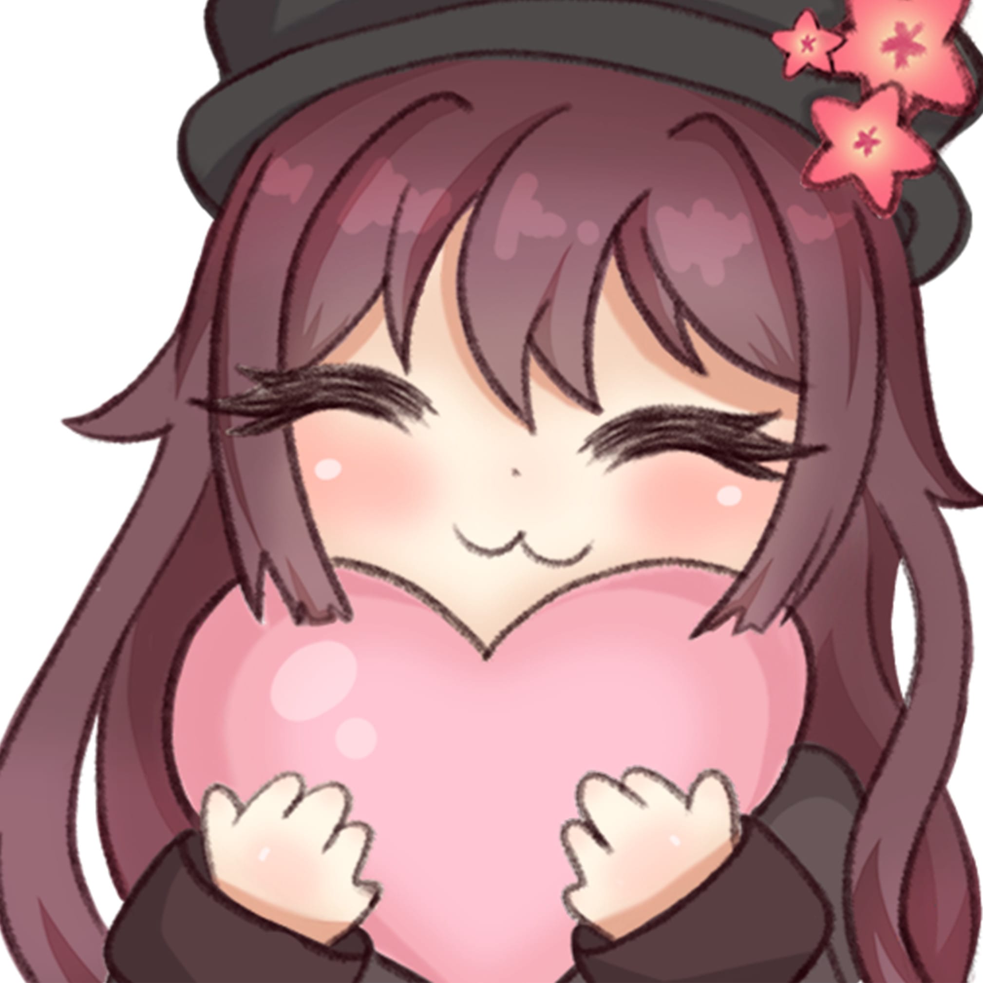 Cute Anime Chibi Love Chibi Anime Girl Says I Love You!!" Sticker For