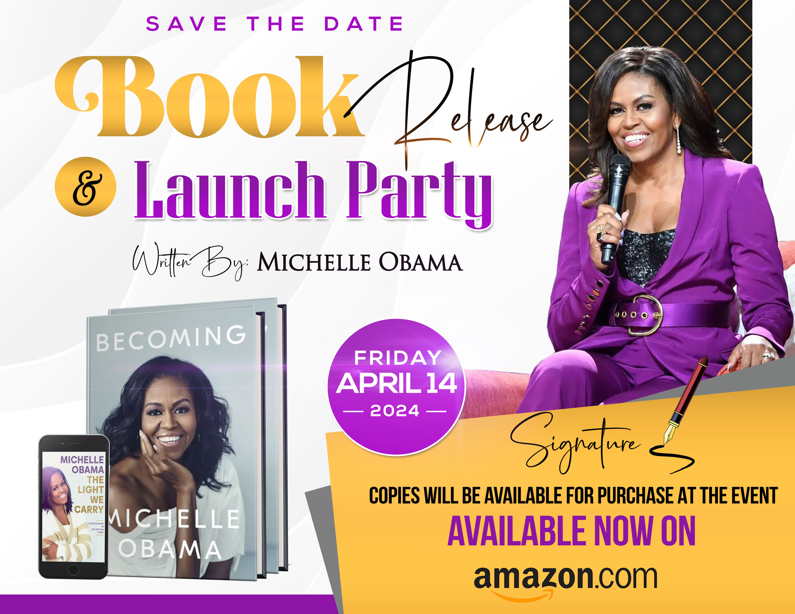 Ideas Book Signing Poster