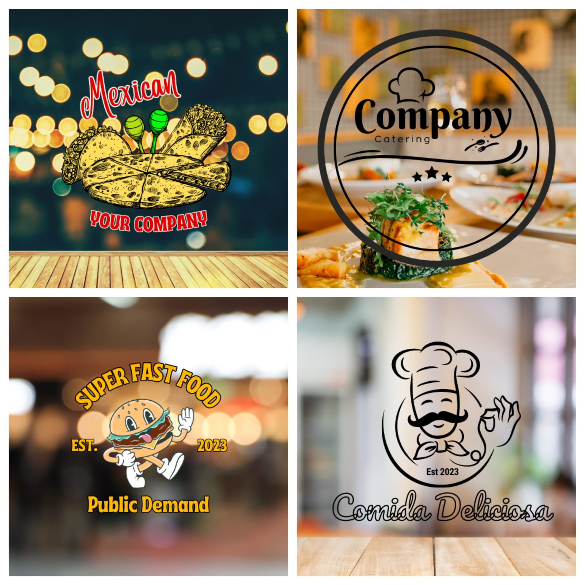 Creative Food Logo Design