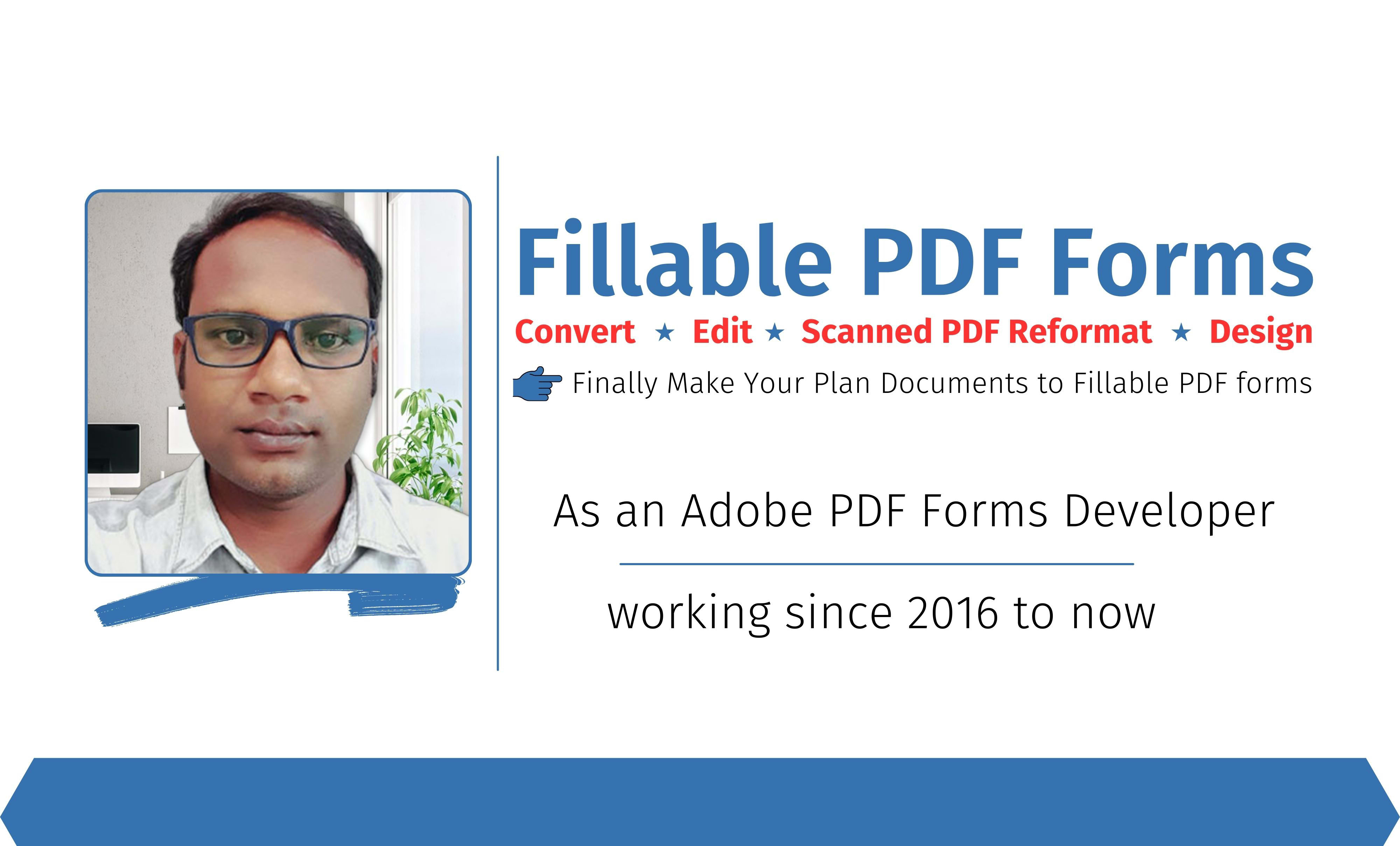 How To Make Pdf Form Fillable