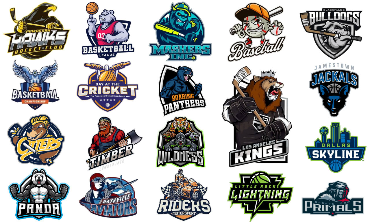 Sports Team Logos Clip Art Sports Team Logo Vector Images (over