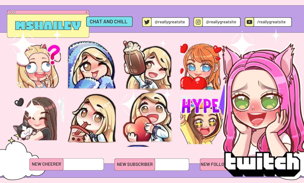 Twitch Chat Emoticons