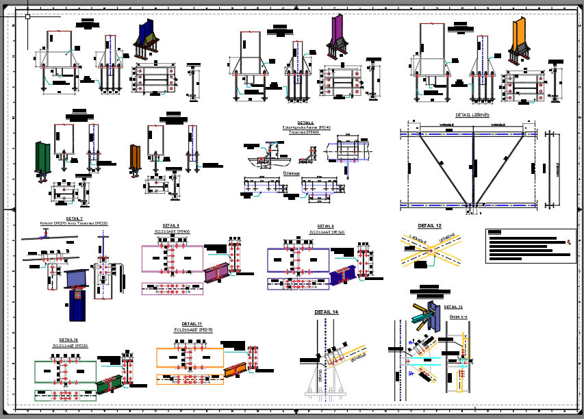 Structural Steel Shapes Autocad