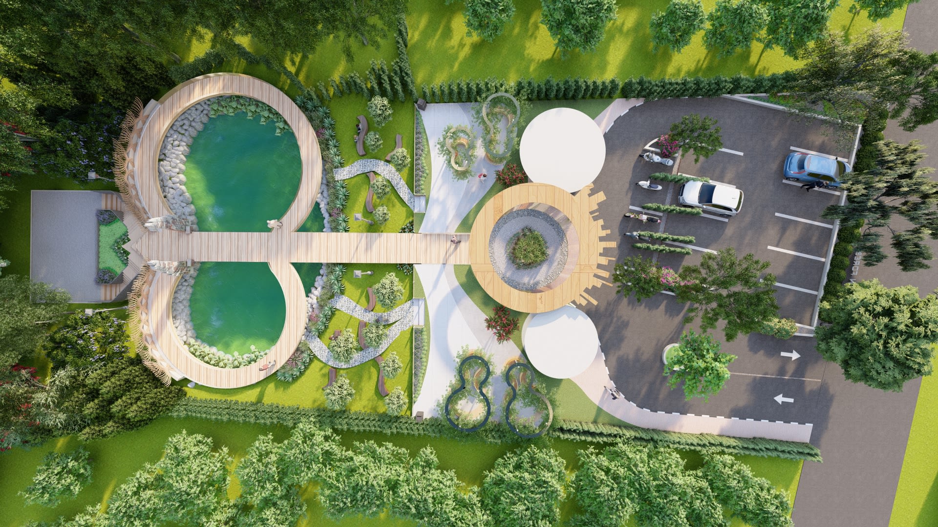 3d Community Park Design