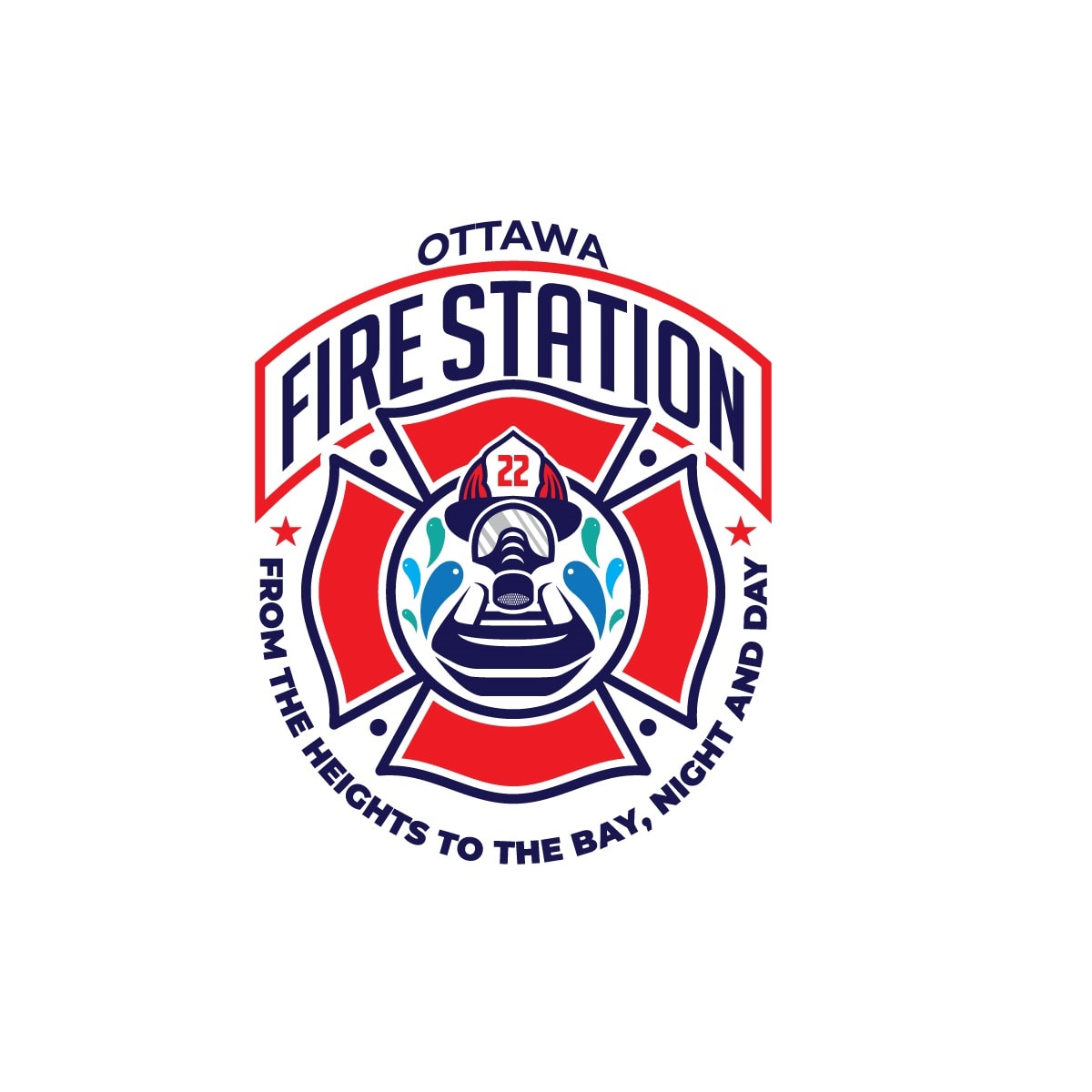 Ottawa Fire Department Logo Ottawa Fire Station 22 Logo | 18 Logo