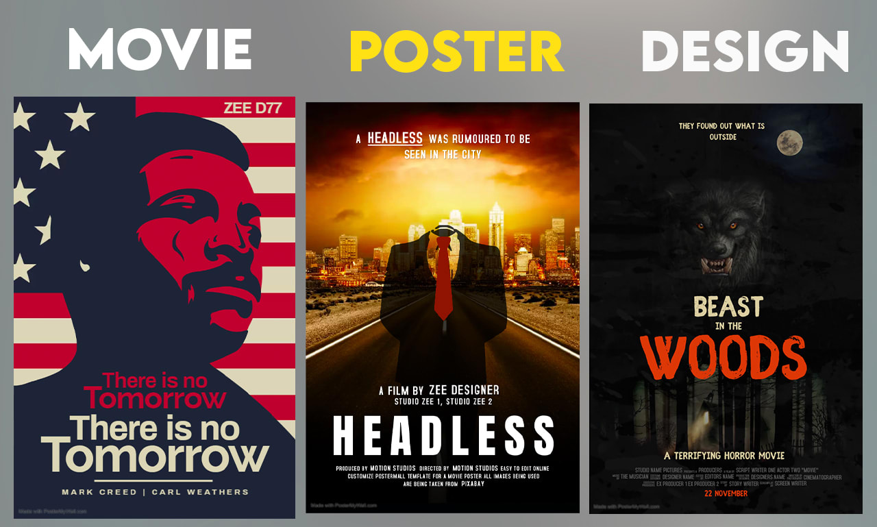 Create A Movie Poster Online Make Your Own Custom Movie Poster | Your