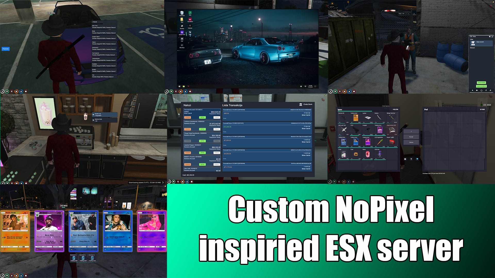 Esx Fully Customized Fivem Server Nopixel Inspired Fivem Esx Scripts