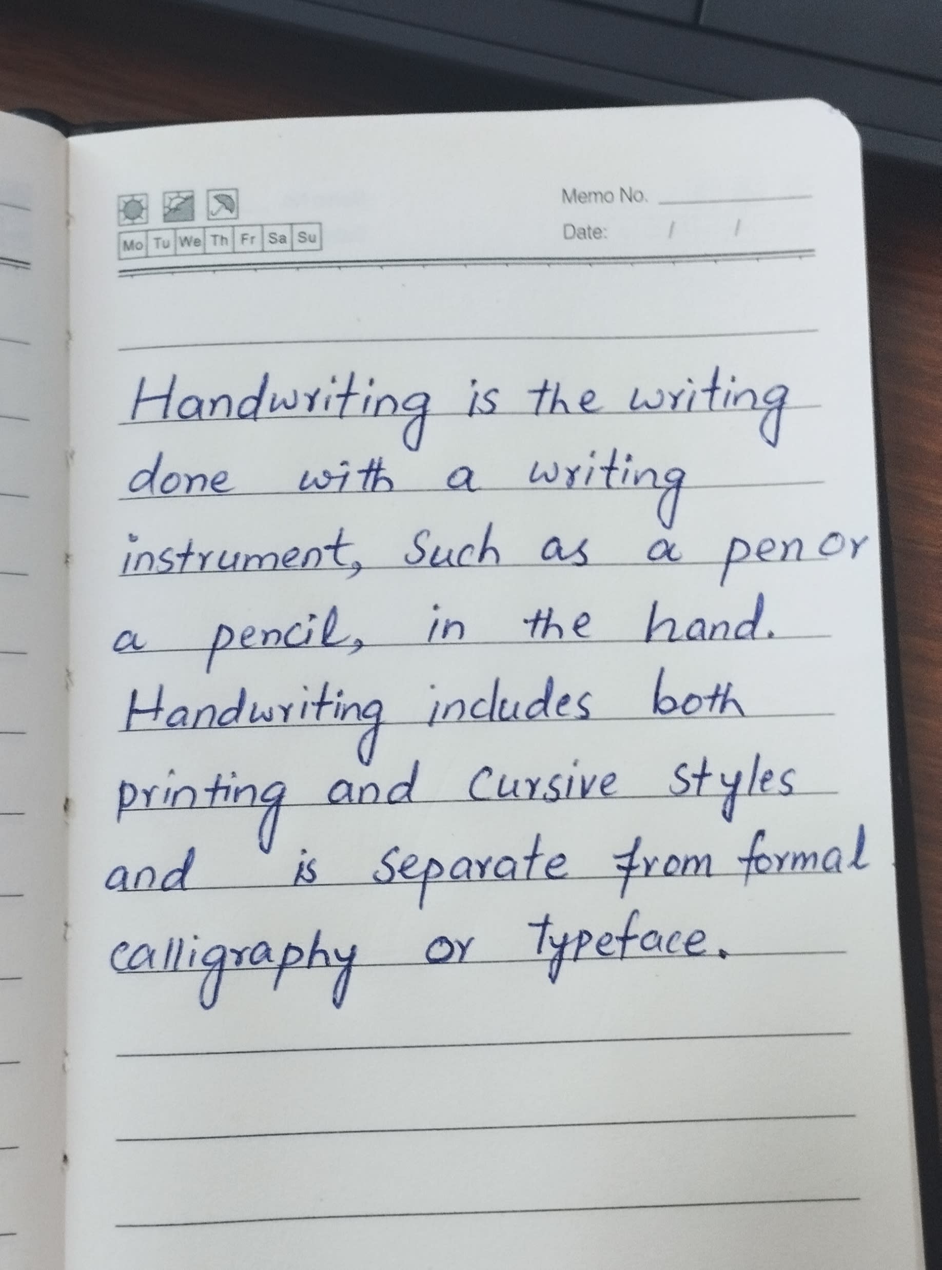 Pretty Handwriting Styles